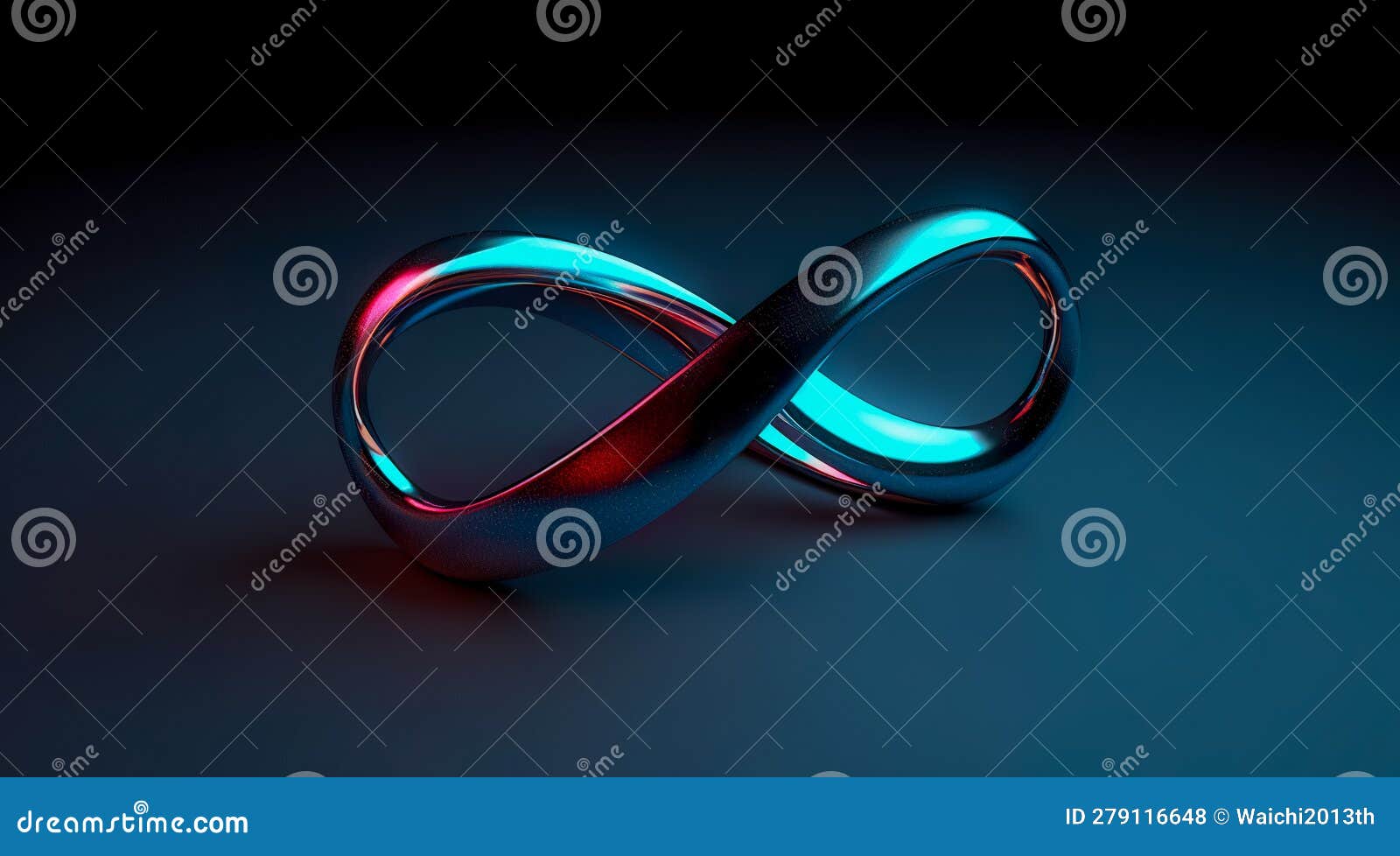 Colorful Infinity Shape Background. Infinity Symbol. Design for ...