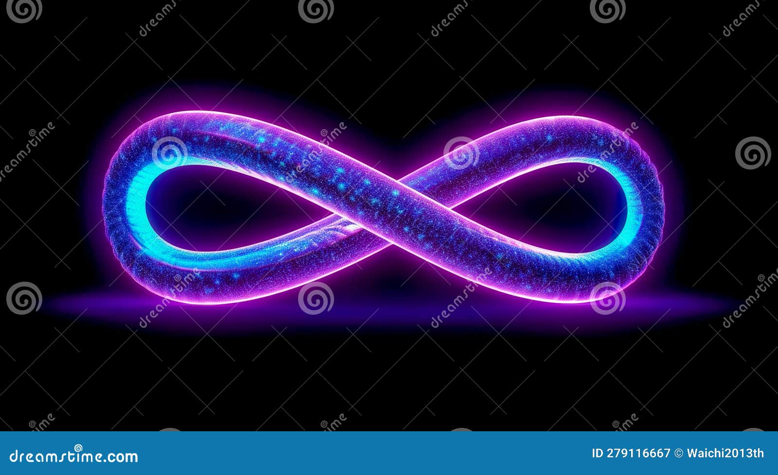 Colorful Infinity Shape Background. Infinity Symbol. Design for ...