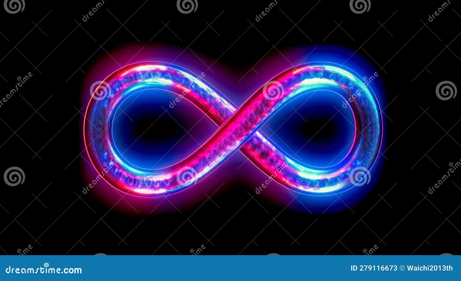 Colorful Infinity Shape Background. Infinity Symbol. Design for ...