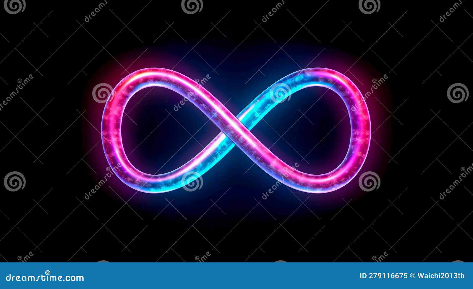 Colorful Infinity Shape Background. Infinity Symbol. Design for ...
