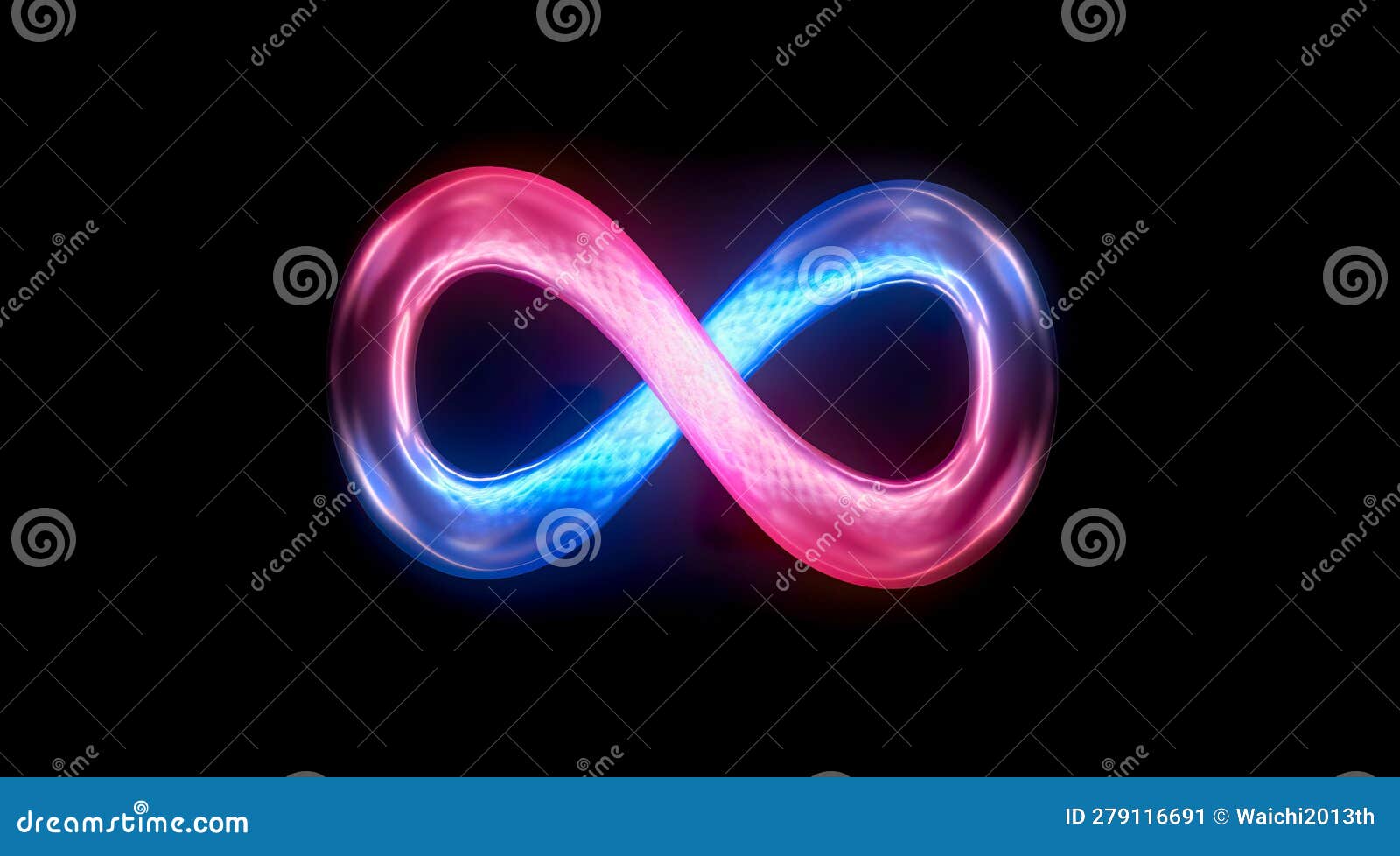 Colorful Infinity Shape Background. Infinity Symbol. Design for ...