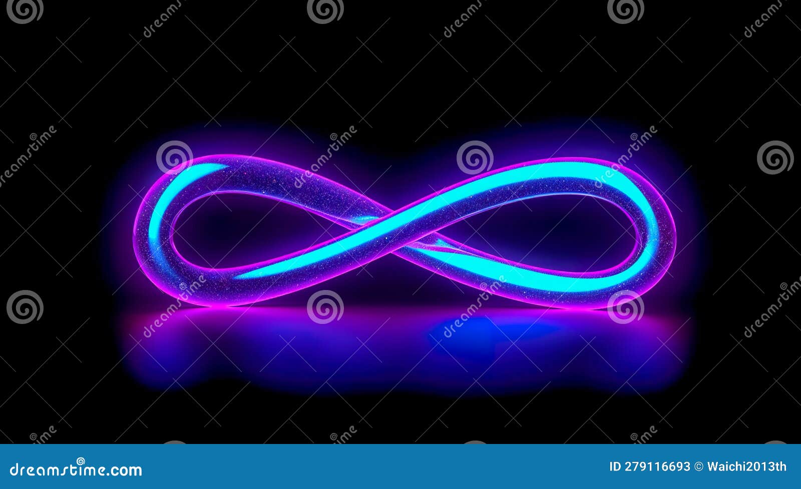 Colorful Infinity Shape Background. Infinity Symbol. Design for ...