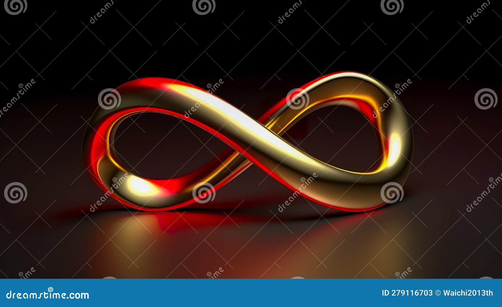 Colorful Infinity Shape Background. Infinity Symbol. Design for ...
