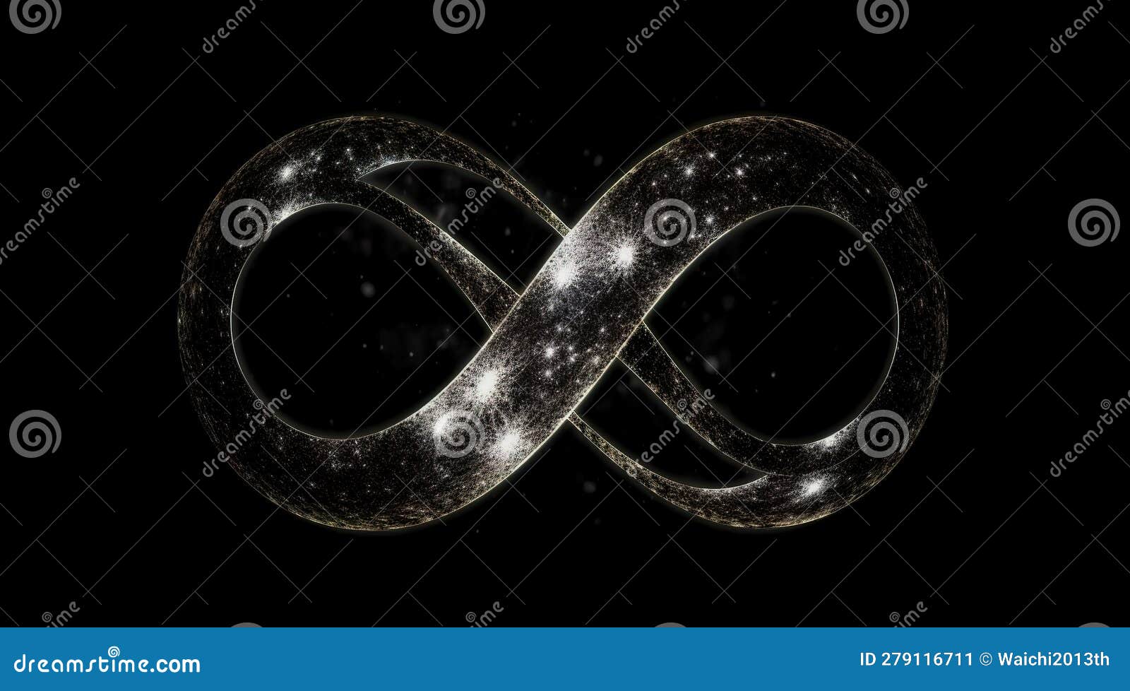 Colorful Infinity Shape Background. Infinity Symbol. Design for ...