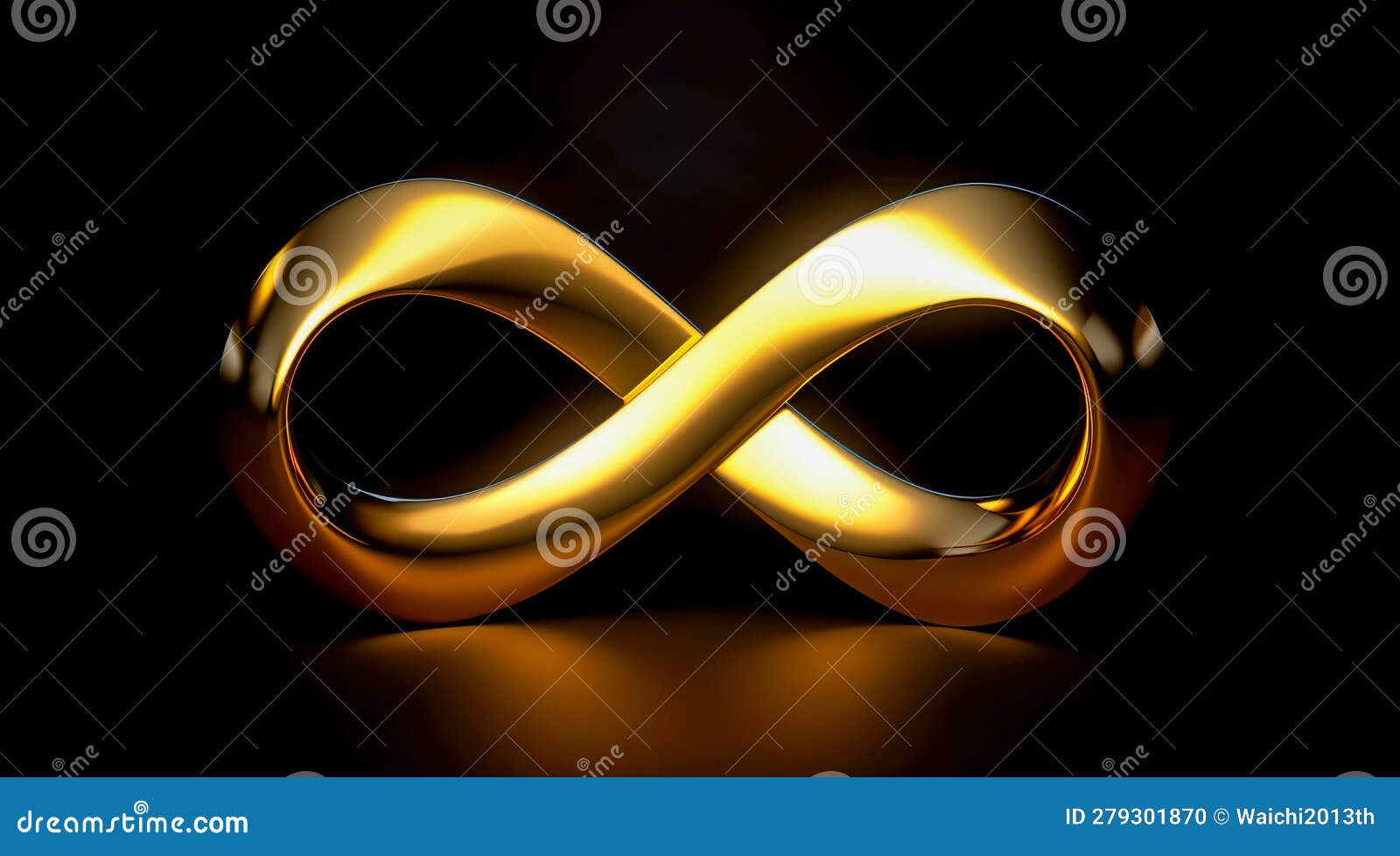 Colorful Infinity Shape Background. Infinity Symbol. Design for ...