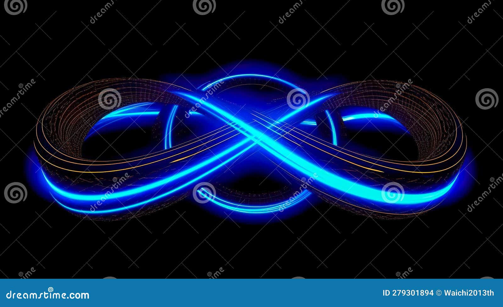 Colorful Infinity Shape Background. Infinity Symbol. Design for ...