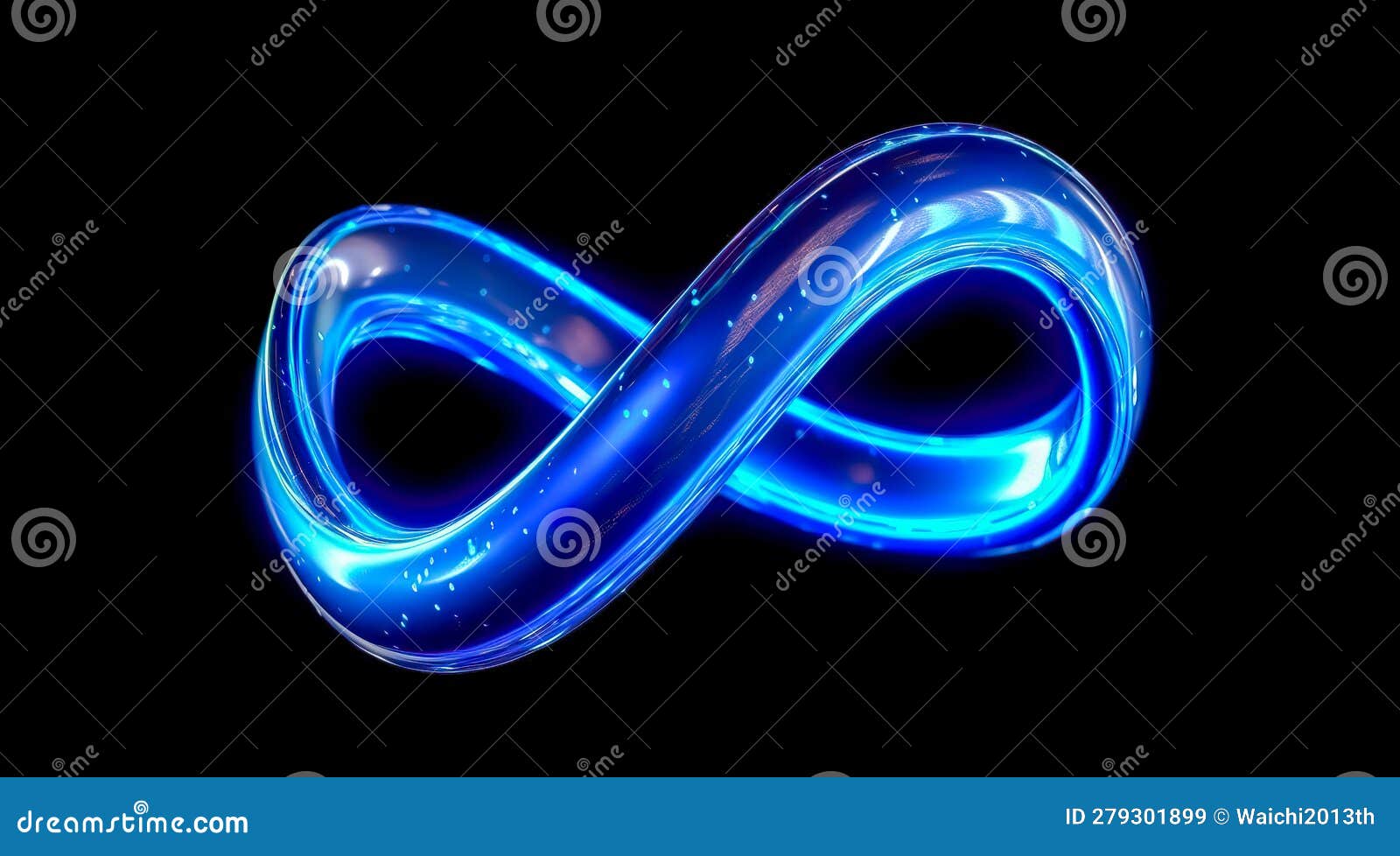 Colorful Infinity Shape Background. Infinity Symbol. Design for ...