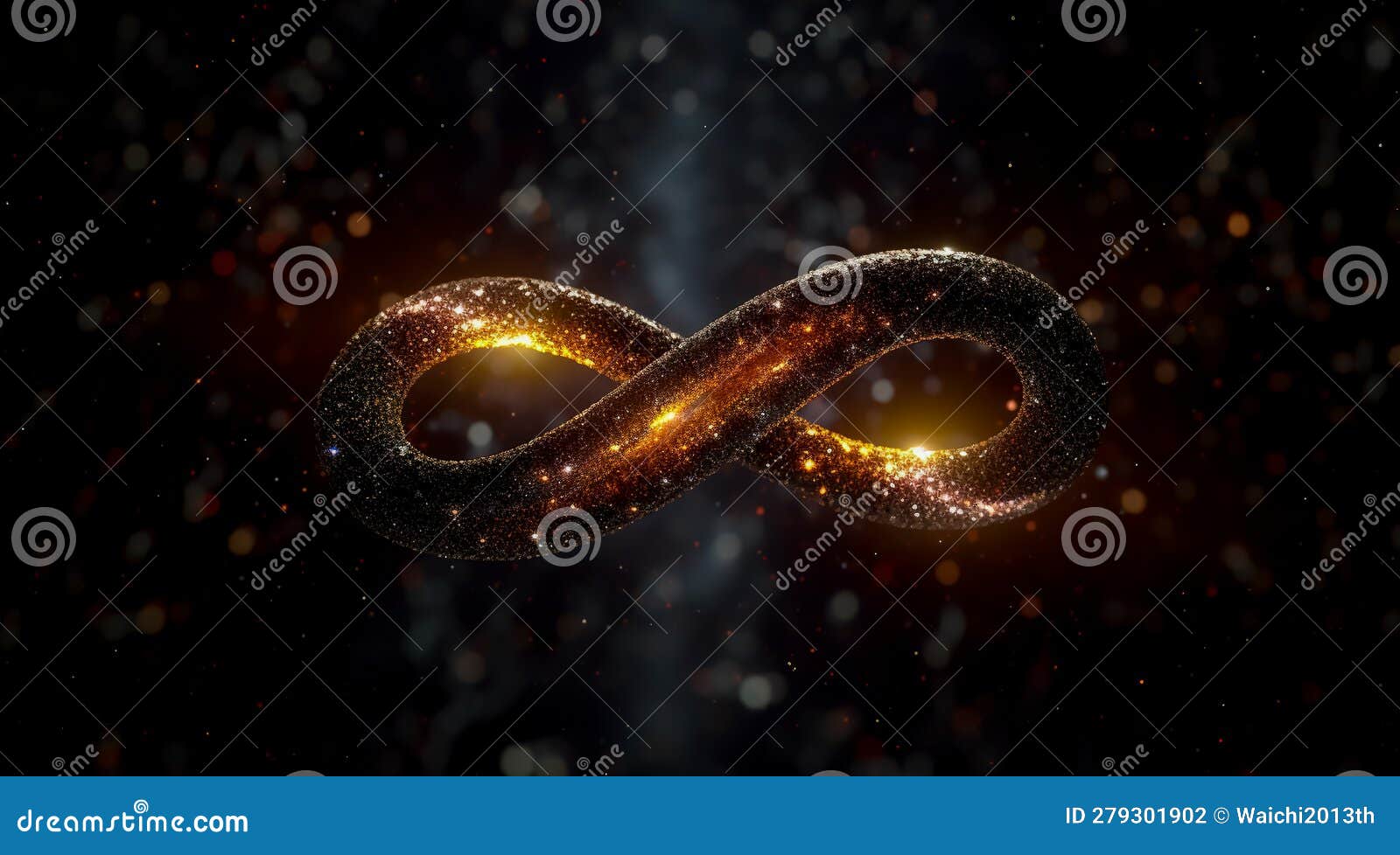 Colorful Infinity Shape Background. Infinity Symbol. Design for ...
