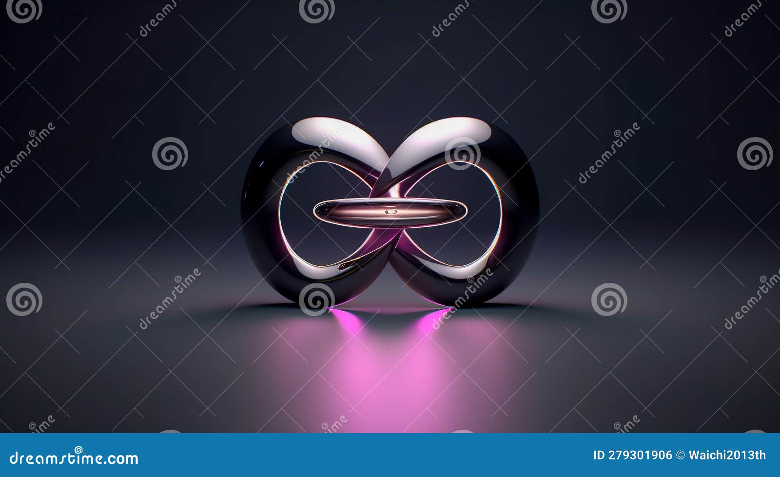 Colorful Infinity Shape Background. Infinity Symbol. Design for ...