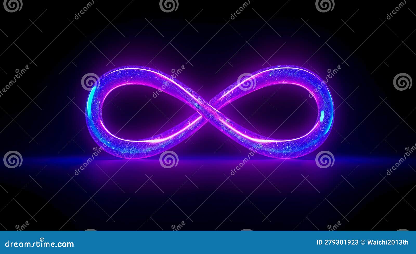 Colorful Infinity Shape Background. Infinity Symbol. Design for ...