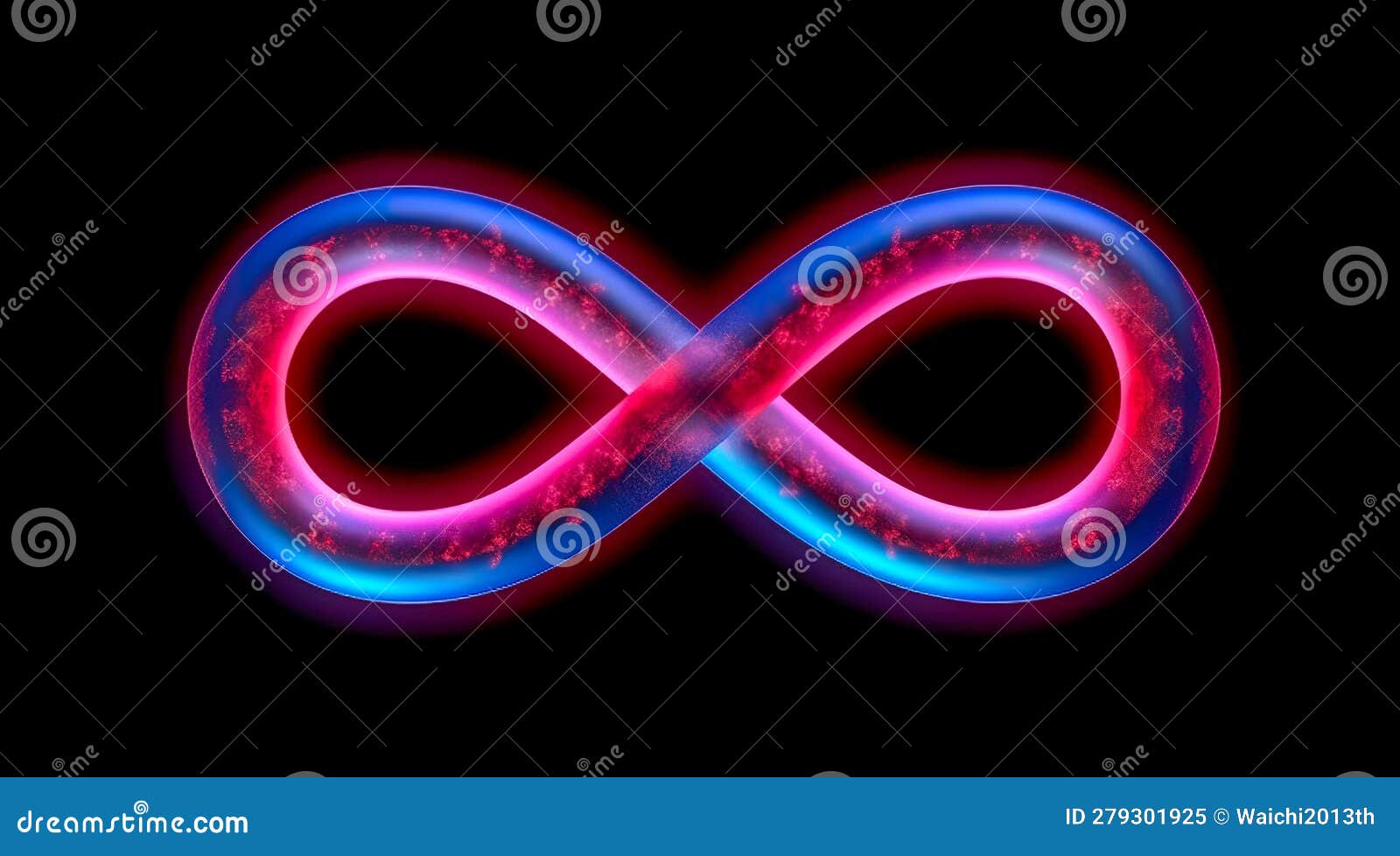 Colorful Infinity Shape Background. Infinity Symbol. Design for ...