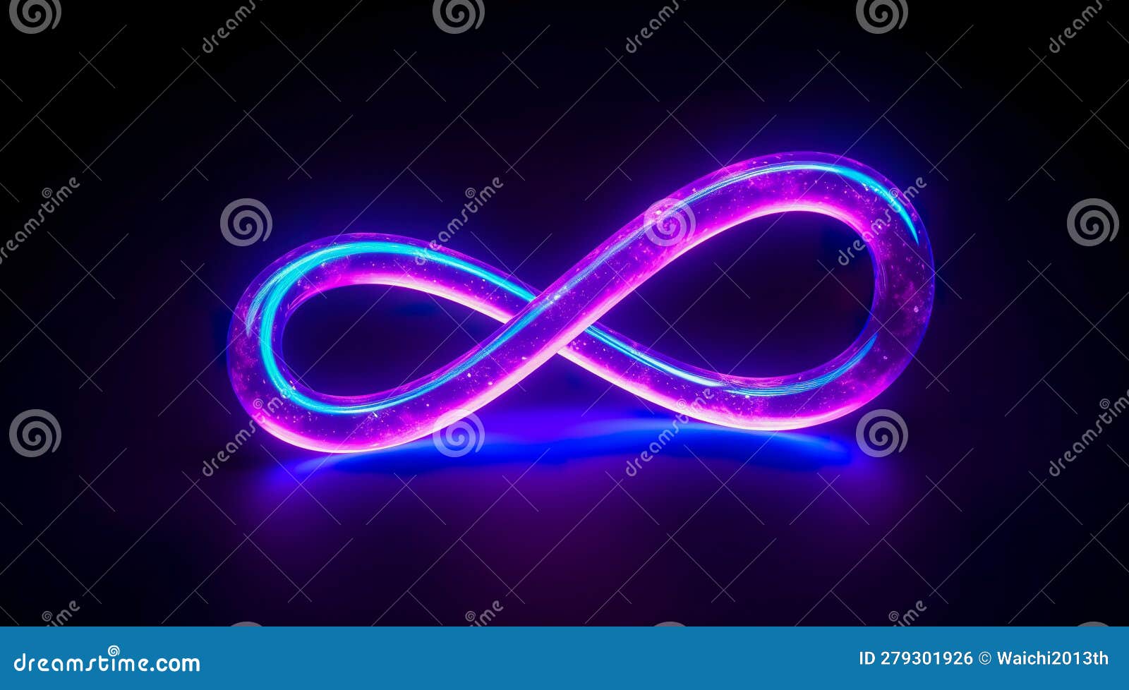 Colorful Infinity Shape Background. Infinity Symbol. Design for ...