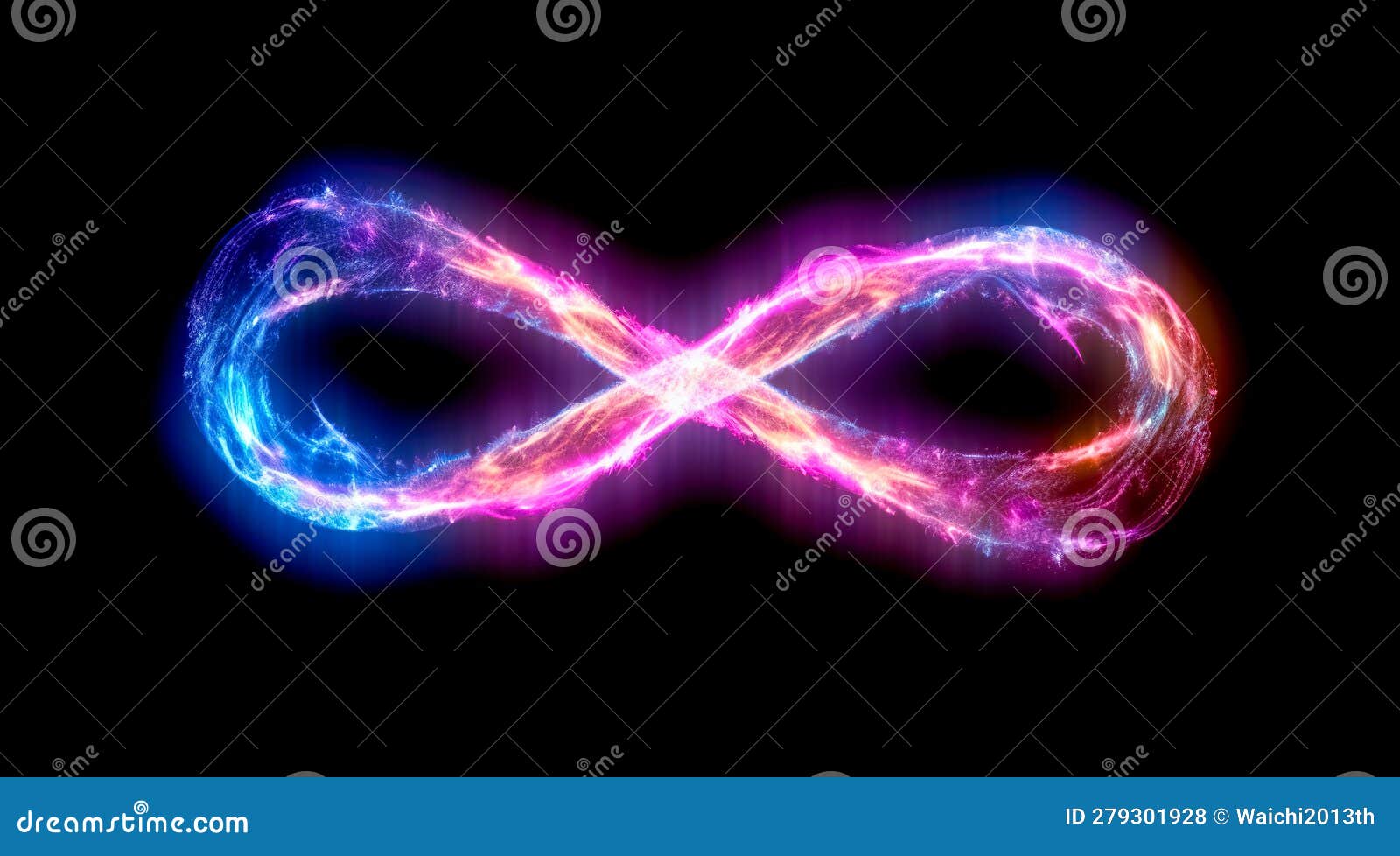 Colorful Infinity Shape Background. Infinity Symbol. Design for ...
