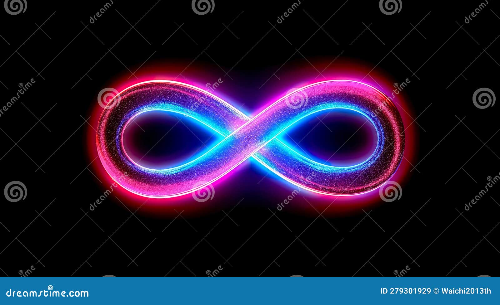 Colorful Infinity Shape Background. Infinity Symbol. Design for ...