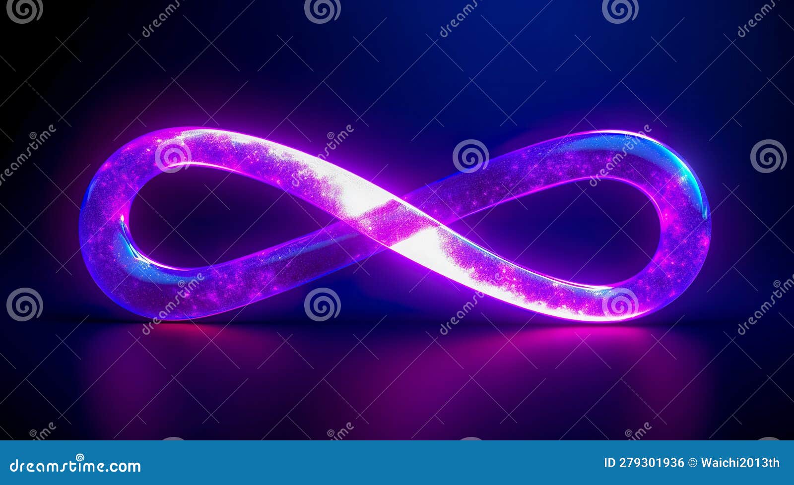 Colorful Infinity Shape Background. Infinity Symbol. Design for ...