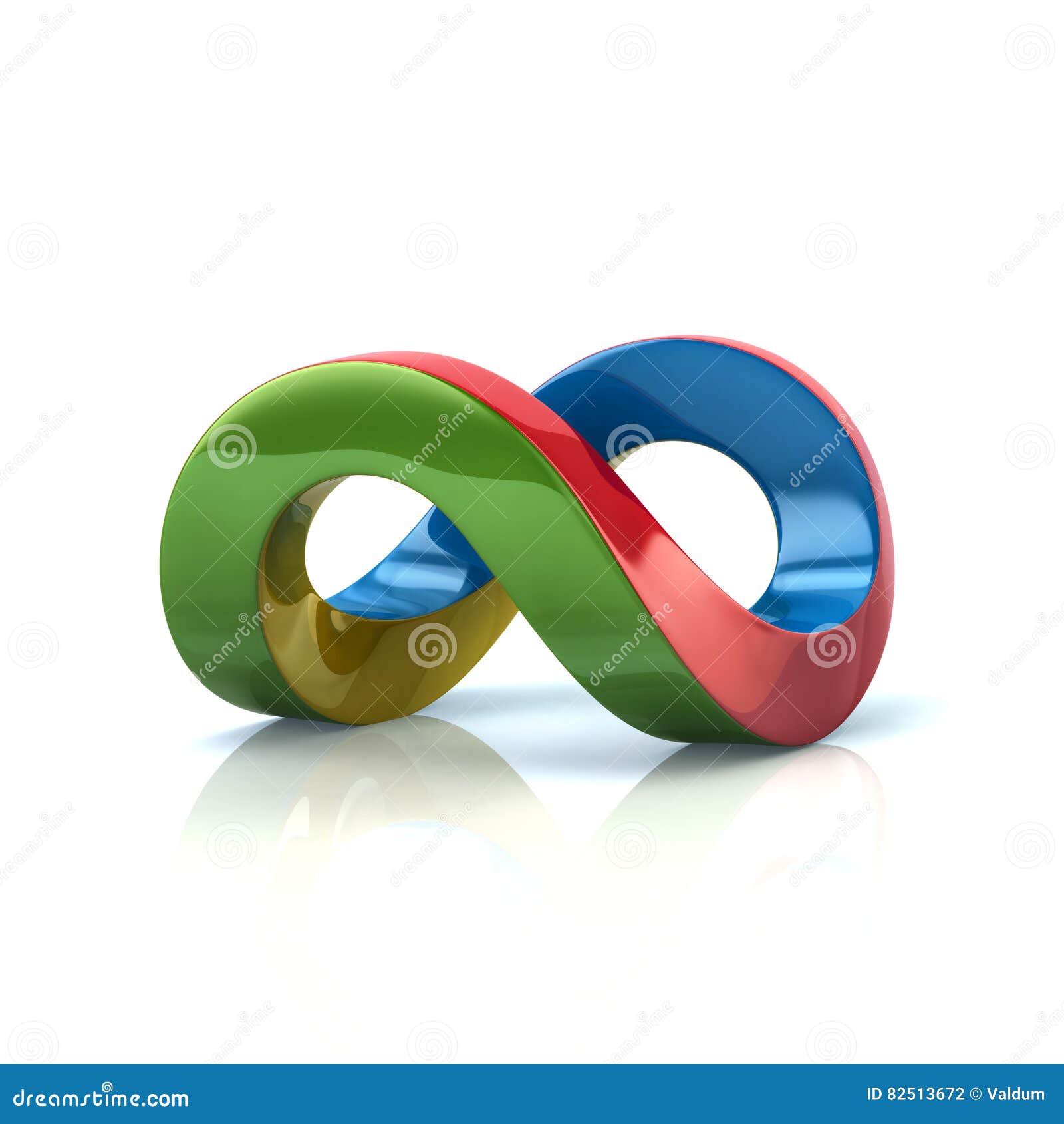 Colorful infinity symbol stock illustration. Illustration of ...