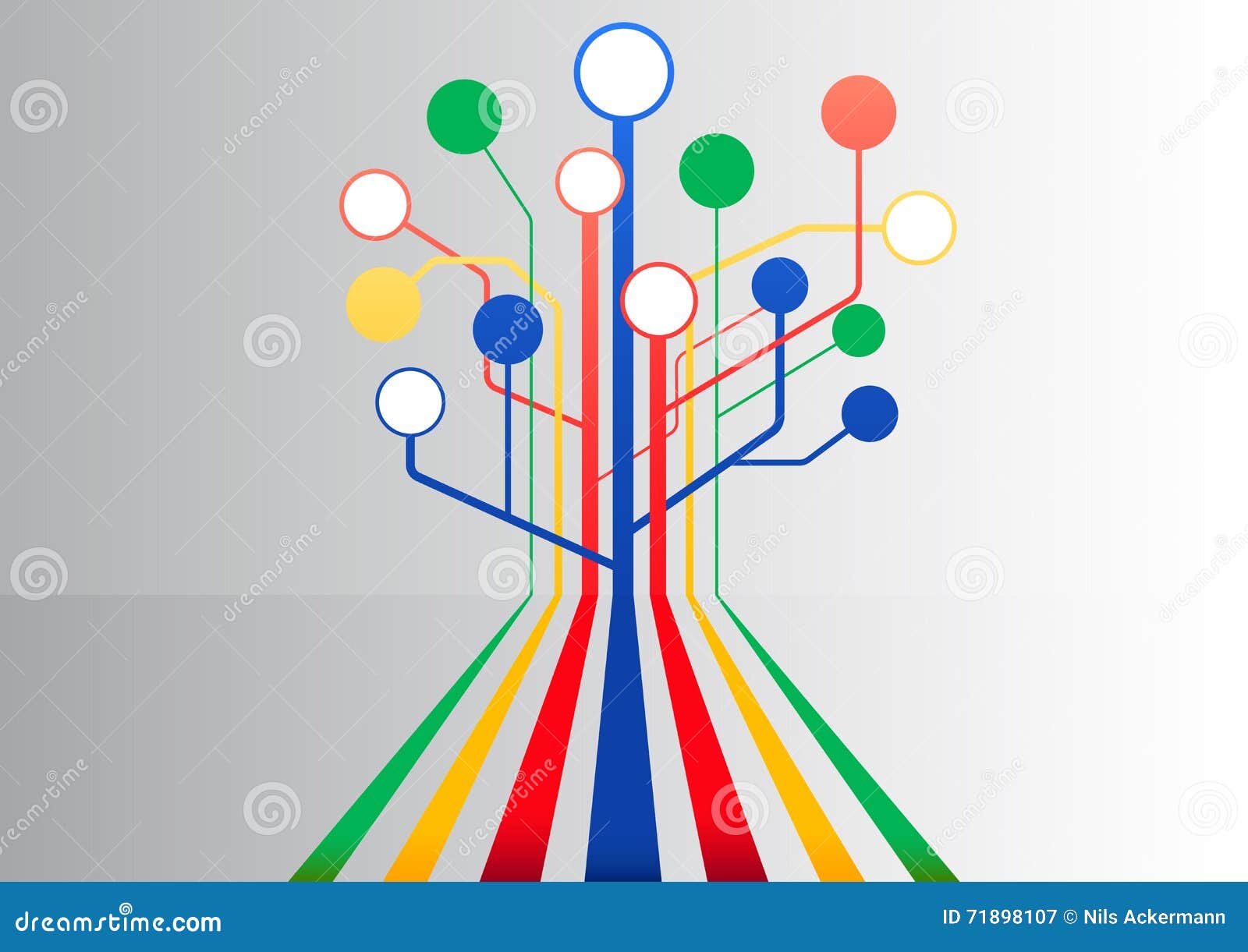 Colorful Infographic And Background To Use As Template To Visualize ...