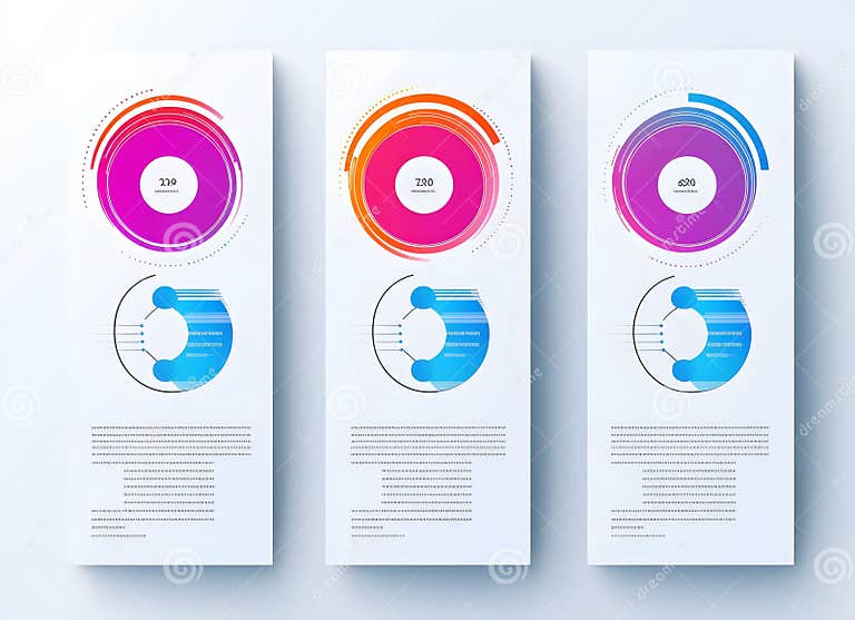 Colorful Infographic Banners Showcasing Data Visualization with ...