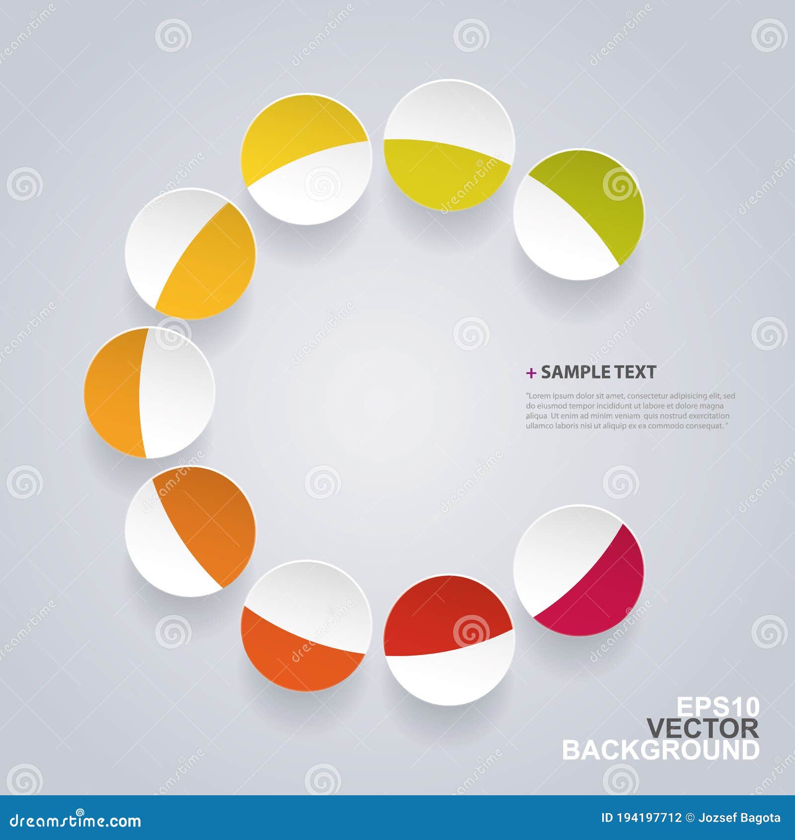 Colorful Infographic Base Template Stock Vector - Illustration of frame ...
