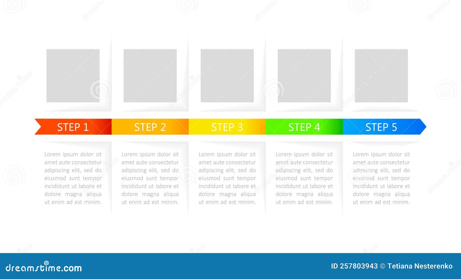 Colorful Infographic Chart Design Template Stock Vector - Illustration ...