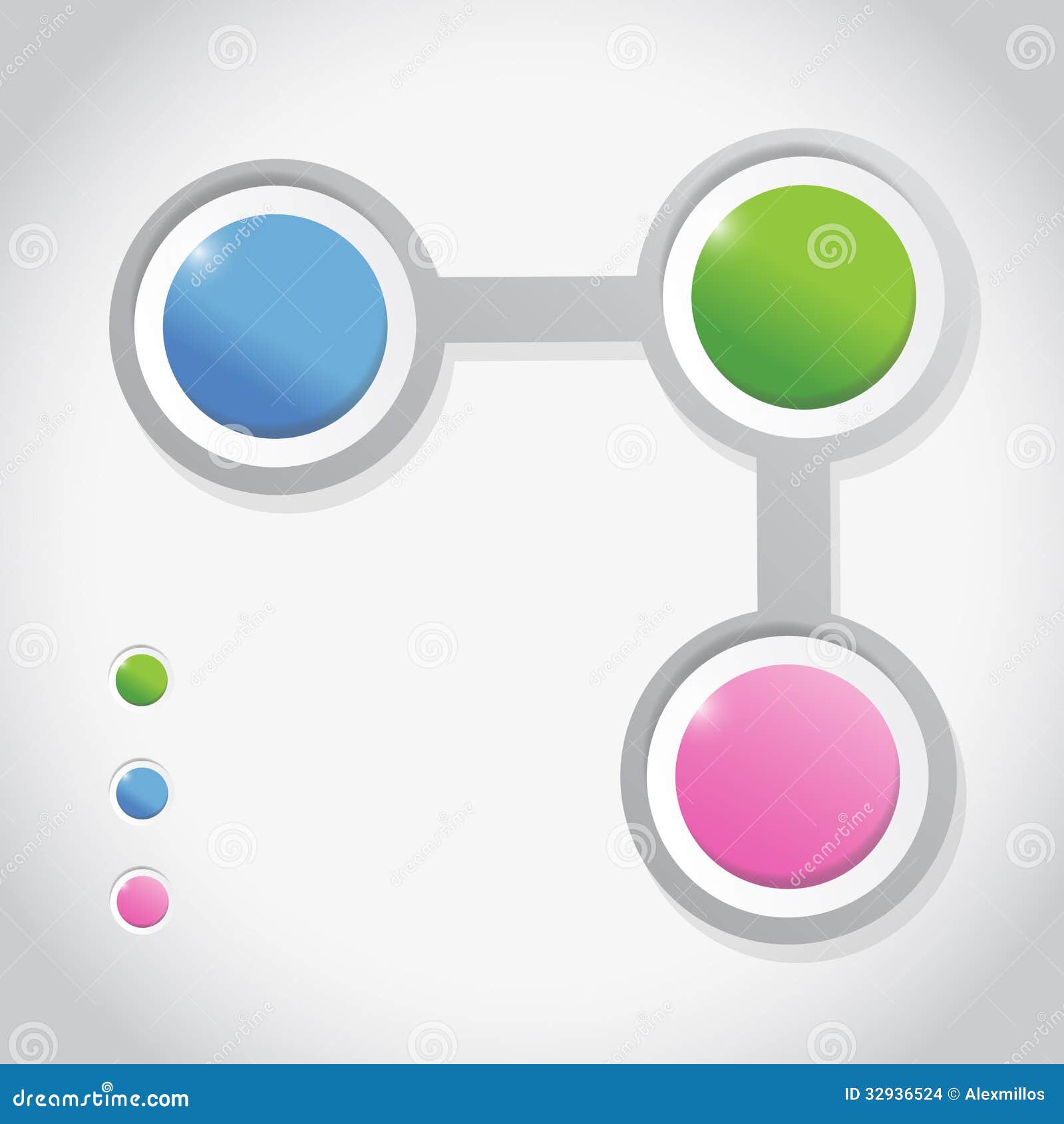 Colorful Infographics Link Design Stock Illustration - Illustration of ...