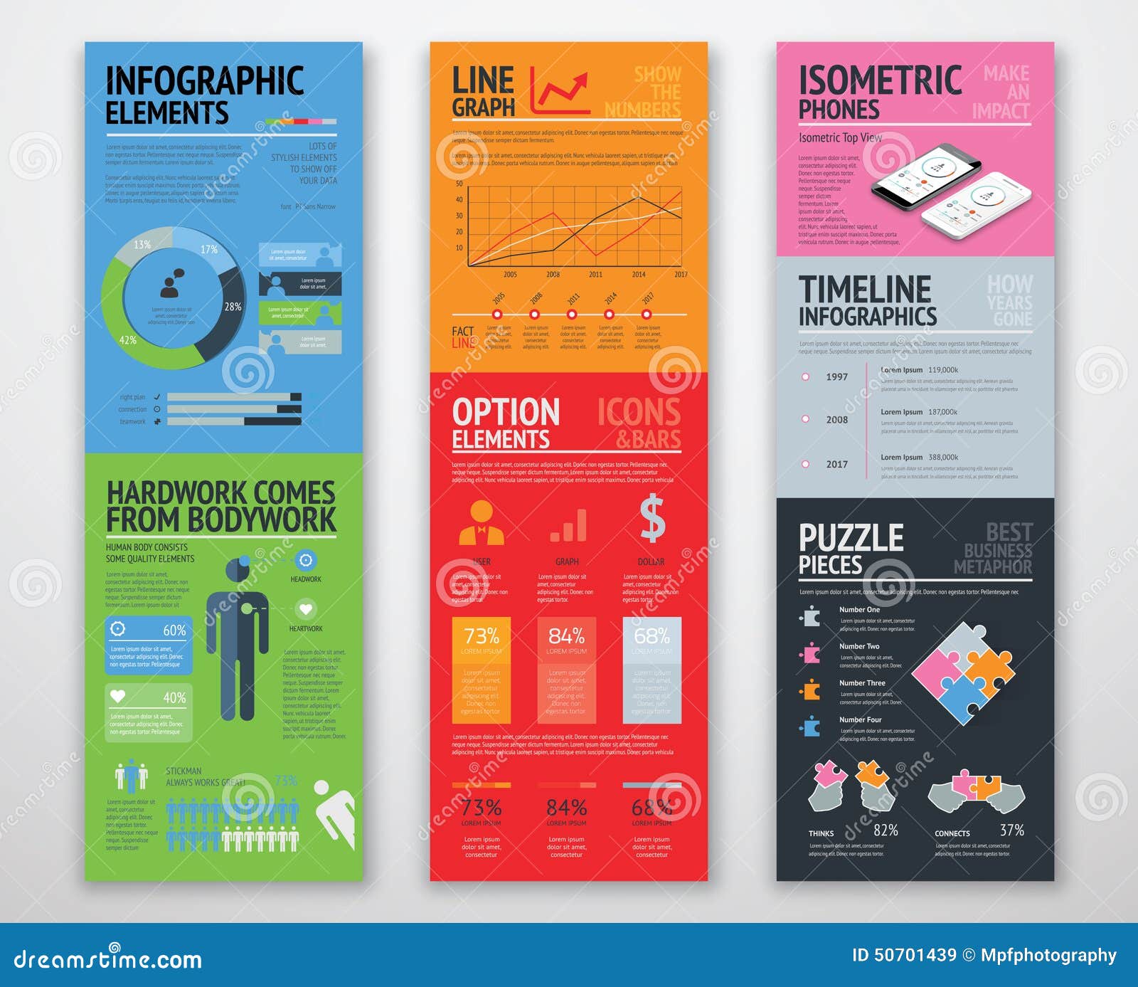 Colorful Infographics Diagram Chart Stock Image | CartoonDealer.com ...
