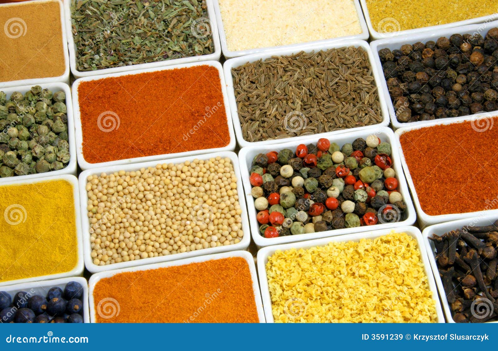 Colorful ingredients stock image. Image of color, juniper - 3591239