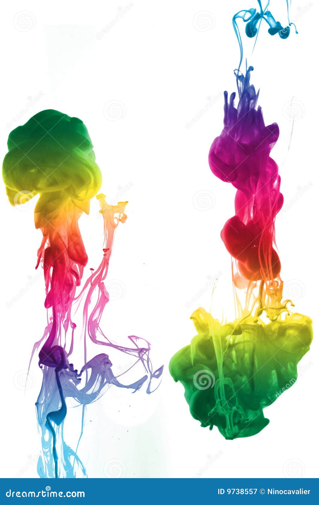 Colorful ink stock image. Image of pigment, dynamic, artistic - 9738557