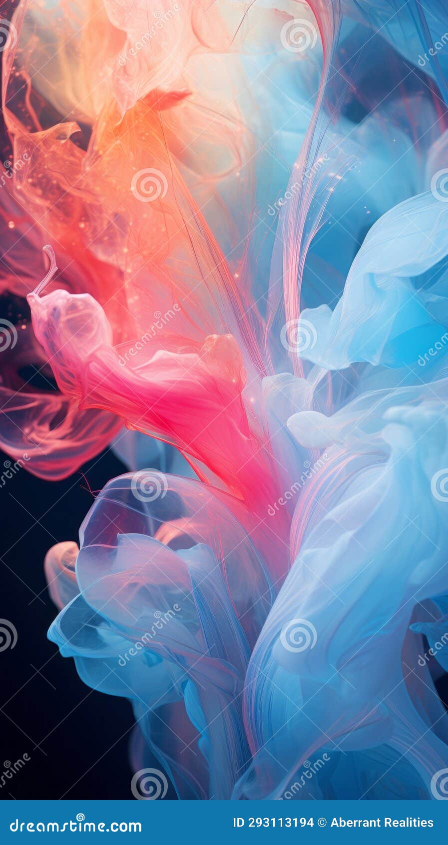 Colorful Ink on a Black Background Stock Photo - Image of wallpaper ...