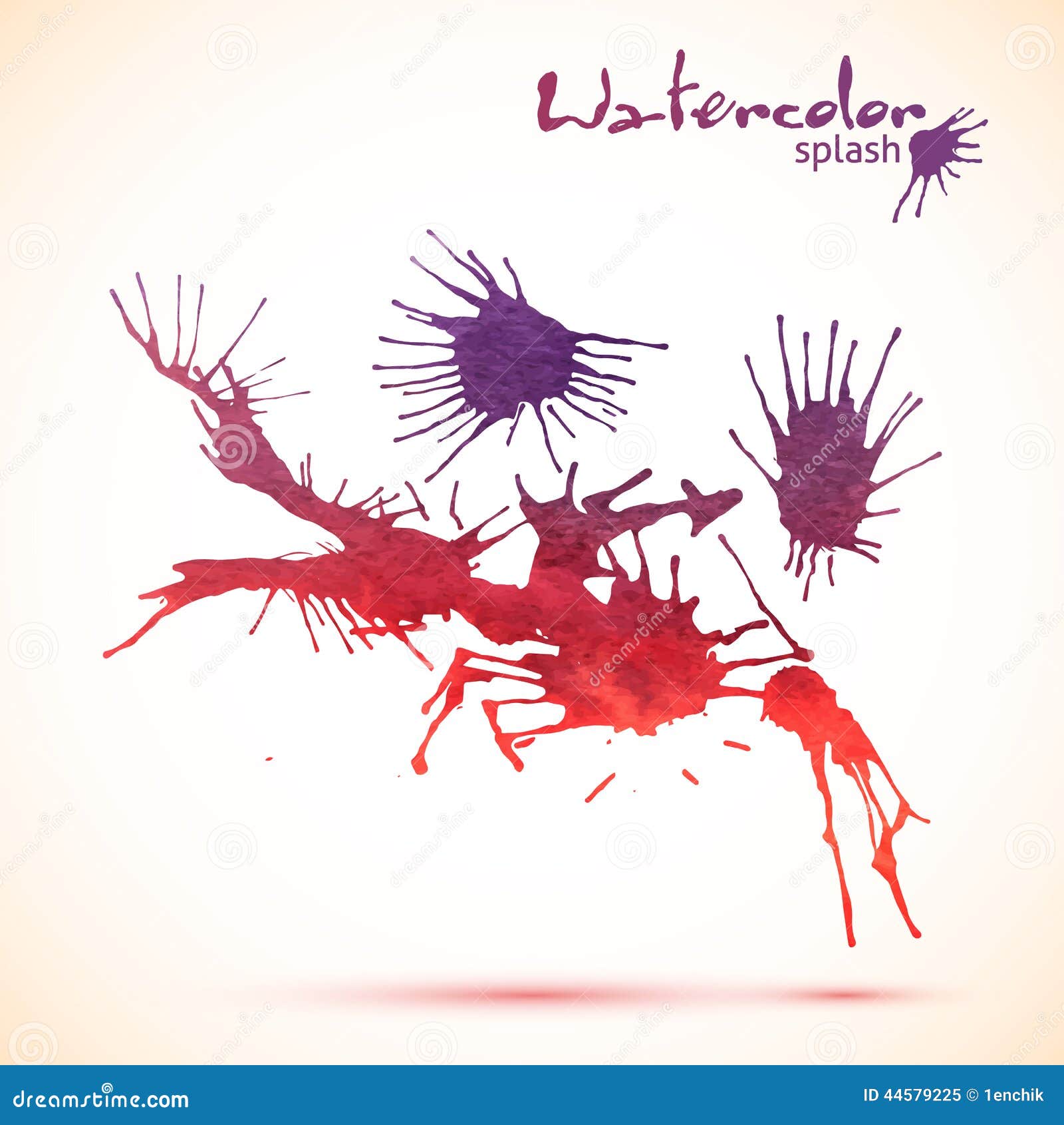 Colorful Ink Blobs with Shadow, Vector Stock Vector - Illustration of ...