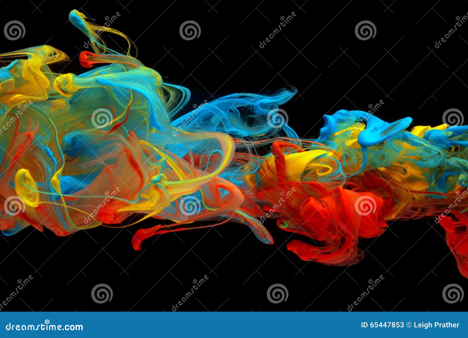 Colorful ink swirling stock image. Image of shape, smooth - 65447853
