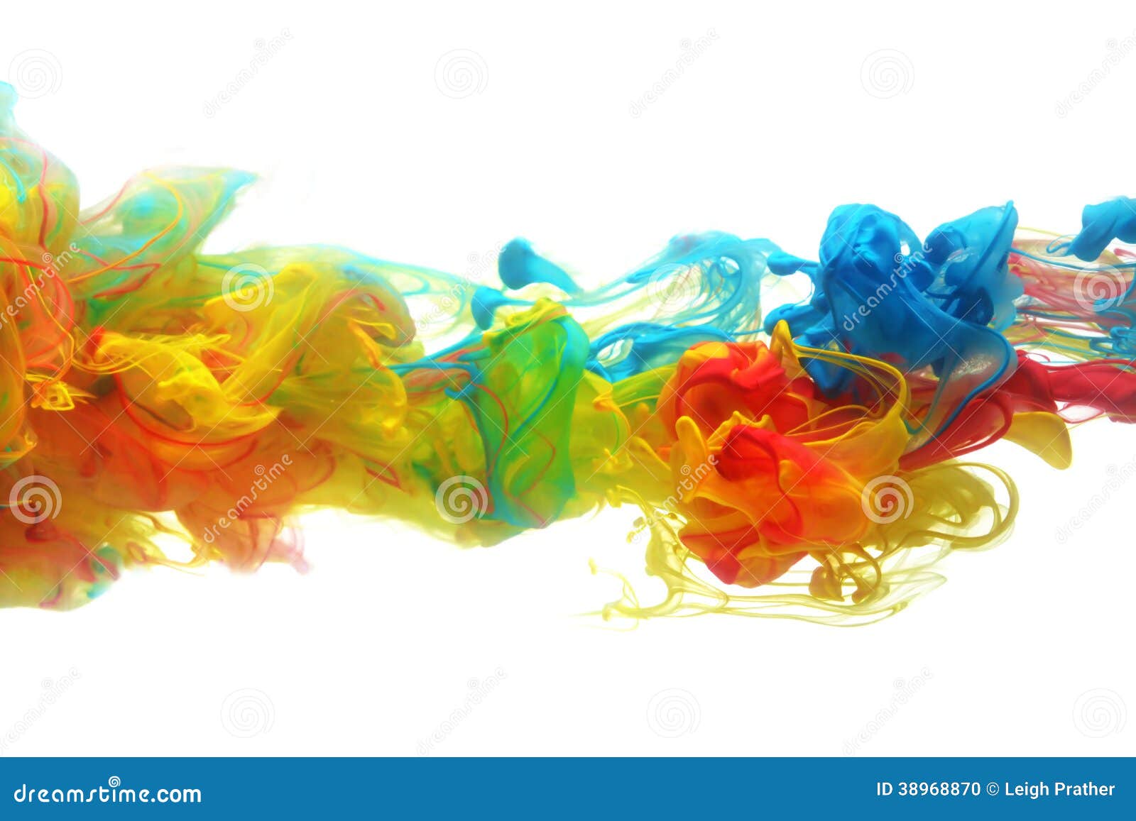Colorful ink in water stock photo. Image of drip, light - 38968870