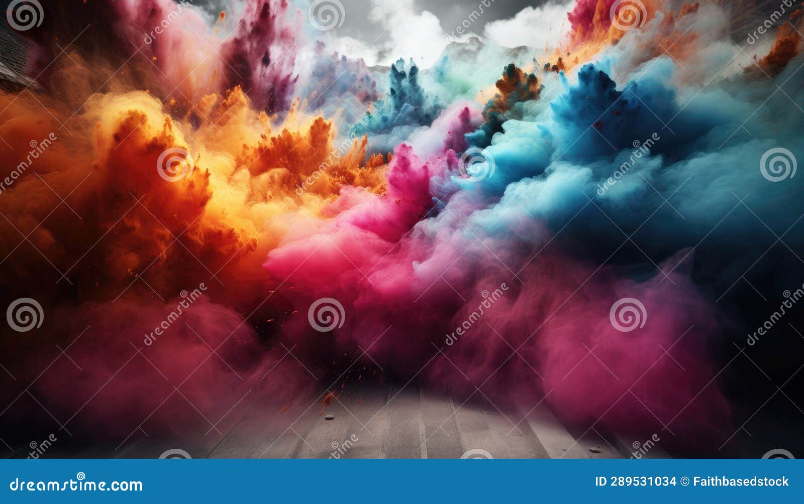Colorful Ink in Water on a Black Background. Abstract Background Stock ...