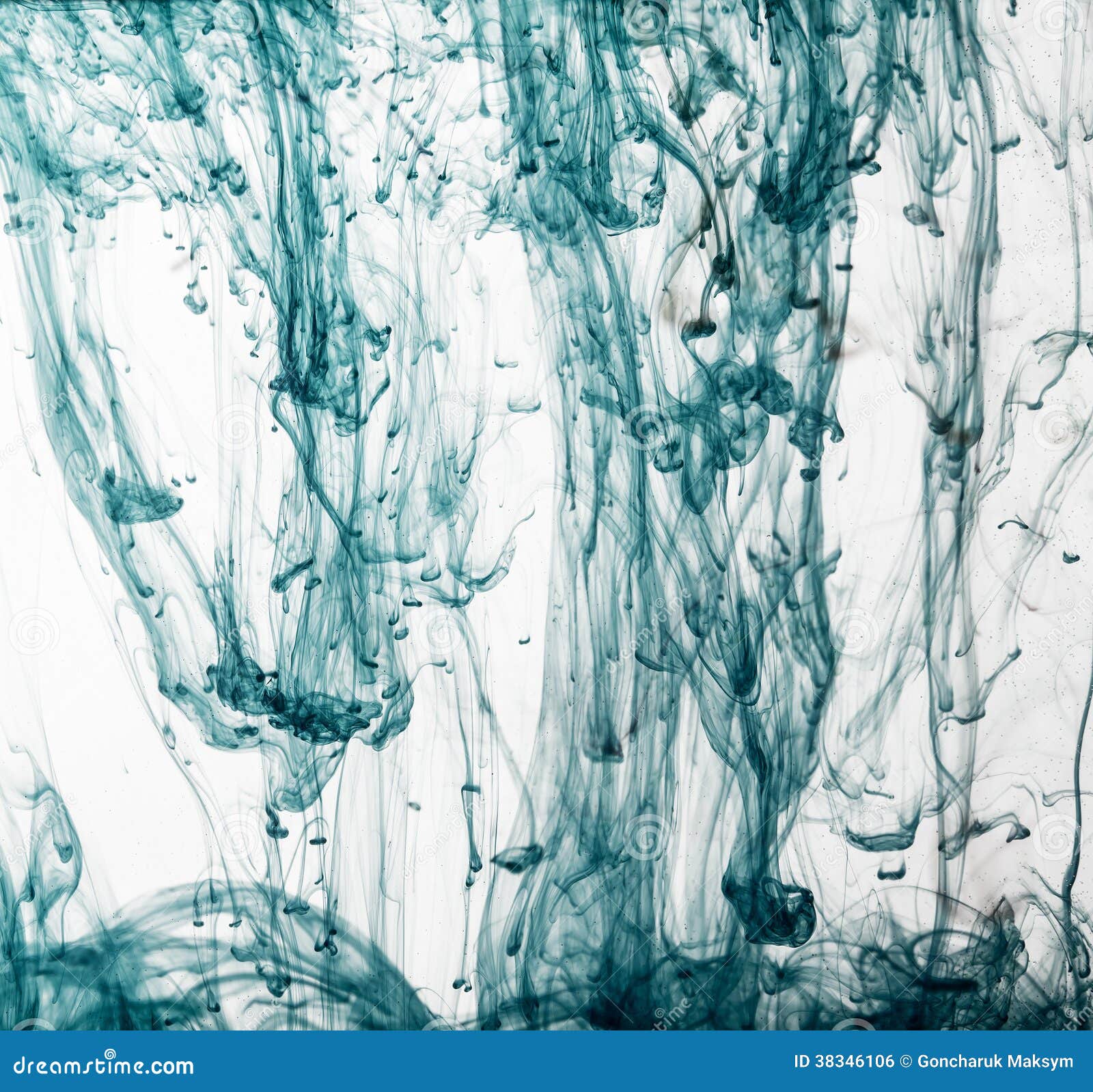 Colorful ink in water stock photo. Image of drop, colour - 38346106