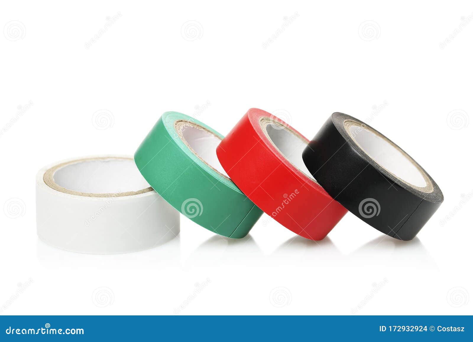 Colorful insulating tapes stock photo. Image of insulating - 172932924
