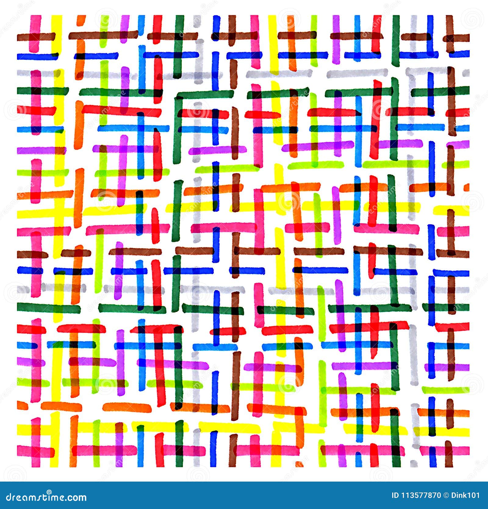 Colorful Intersection Dotted Line Pattern Stock Illustration ... Colorful Intersection Dotted Line Pattern Stock Illustration ...