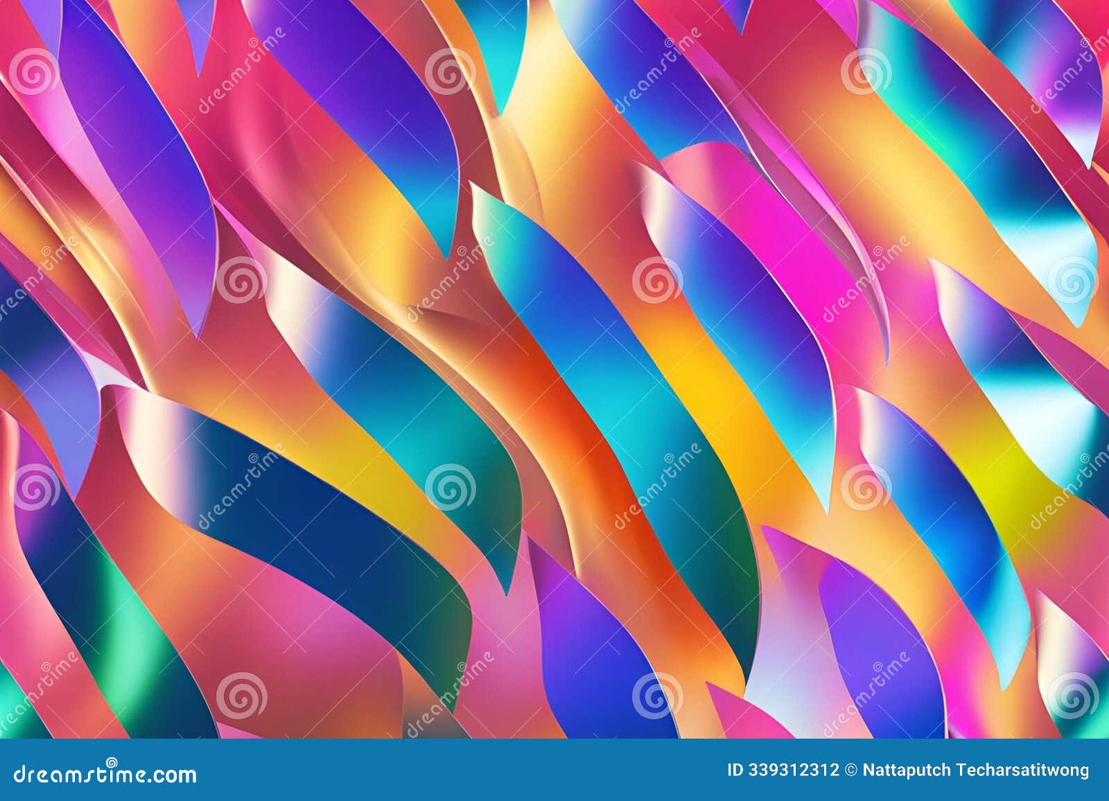 Colorful Iridescent, Holographic Rainbow Foil Texture Background Stock ...