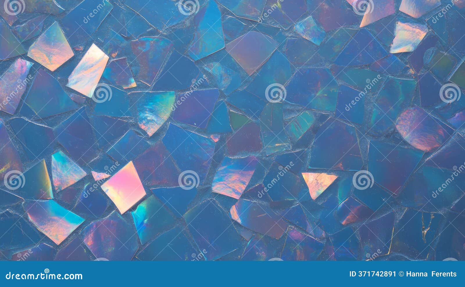 Iridescent Mosaic Wall Tiles Stock Image | CartoonDealer.com #95379355