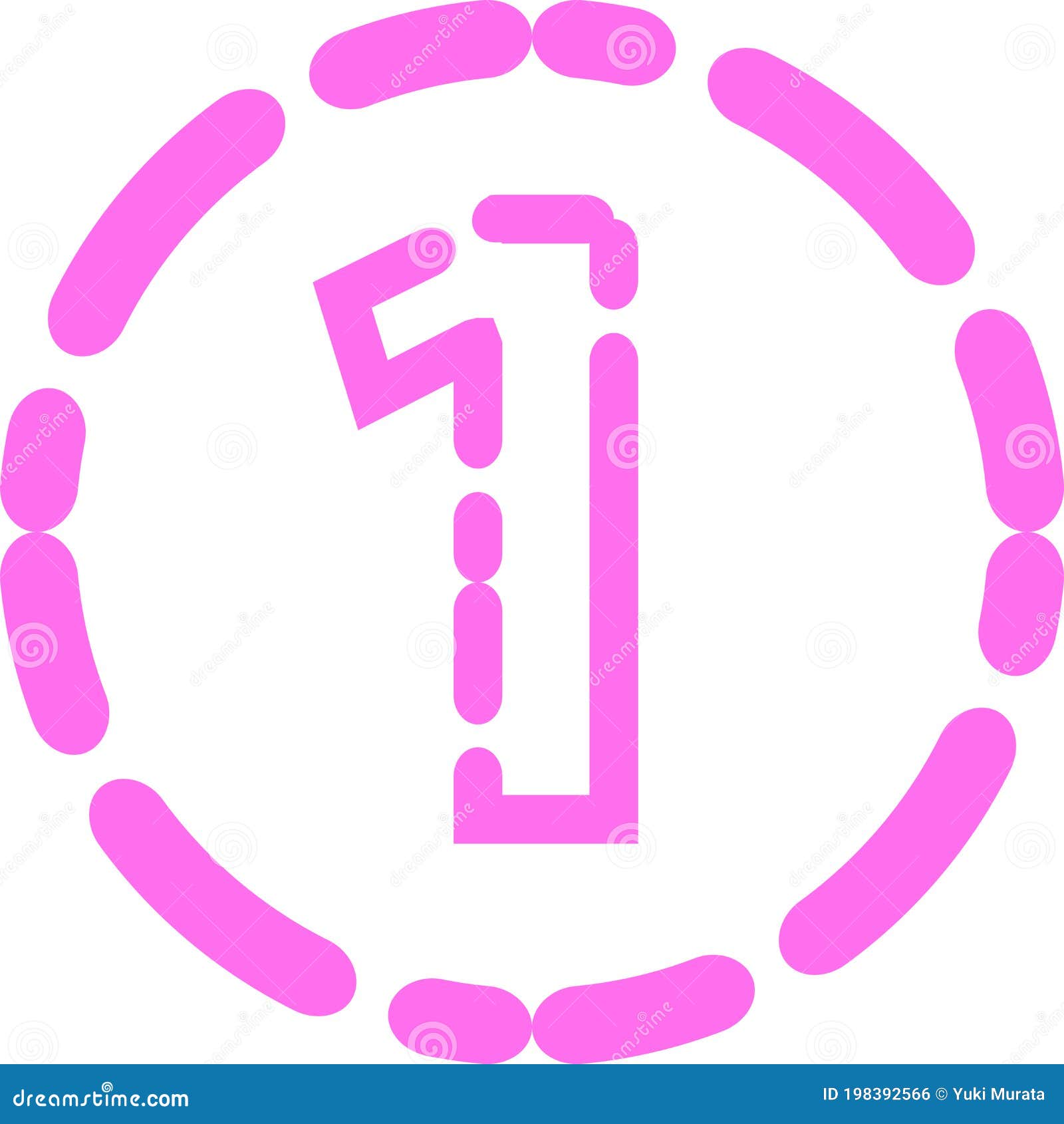 Colorful Irregular Dot Line Style Figure Stock Vector - Illustration of ...