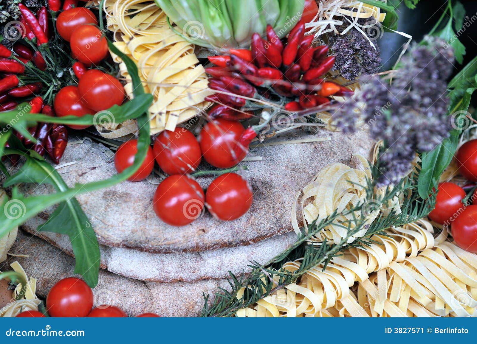 Colorful Italian Food Display Stock Image - Image of freshly, pasta ...