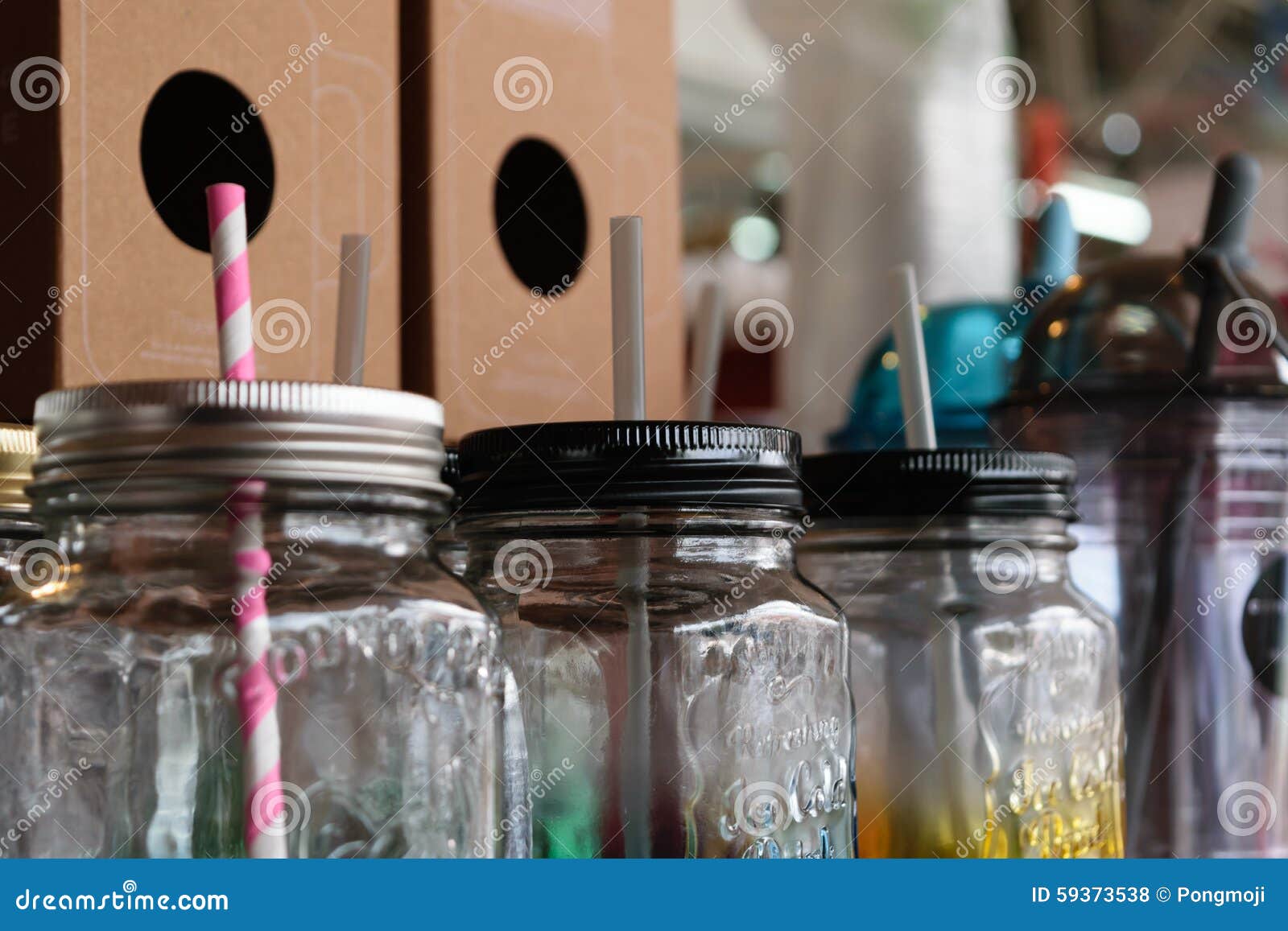 Colorful jar stock photo. Image of festive, mason, reuse - 59373538