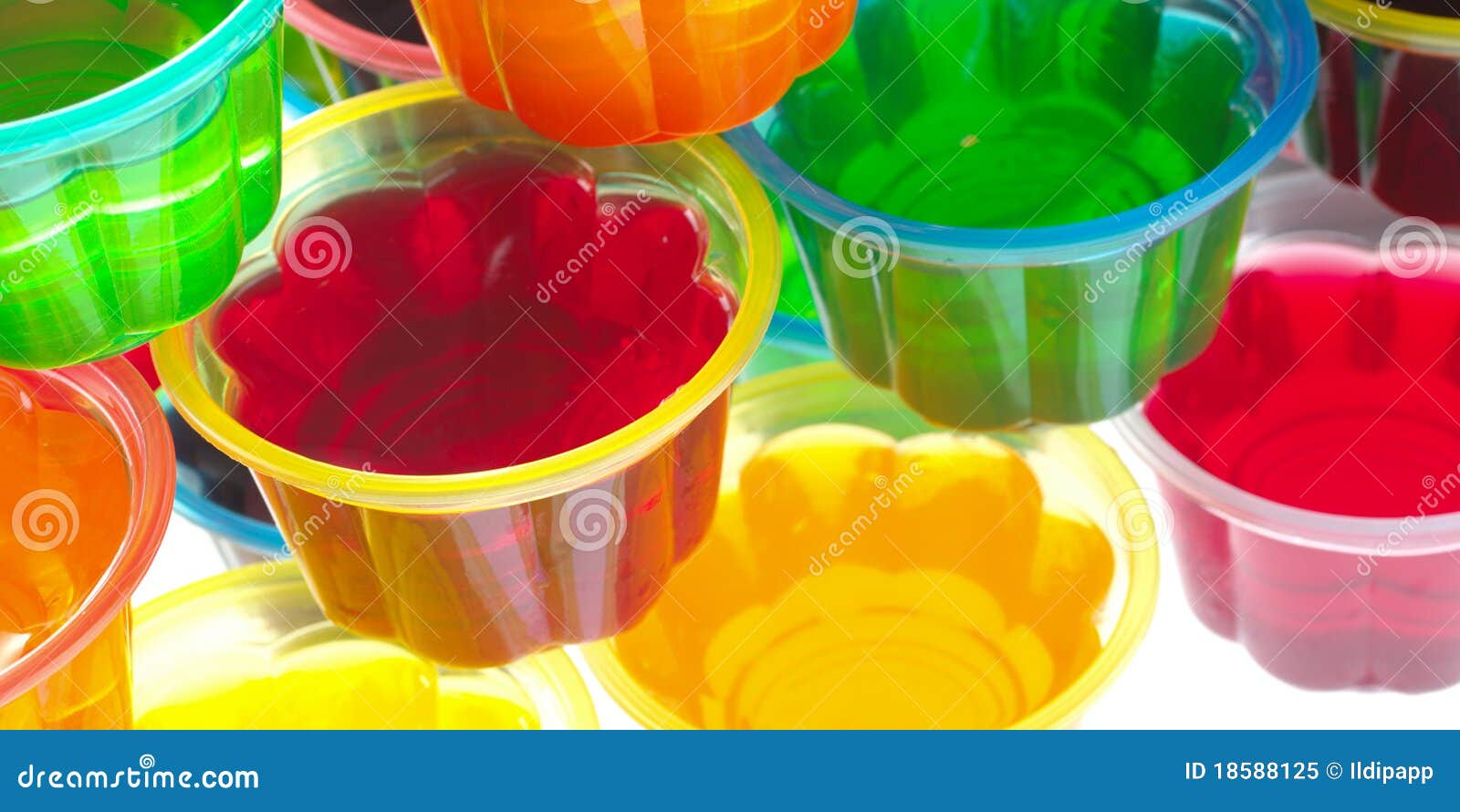 Colorful Jellies stock image. Image of pudding, colorful - 18588125