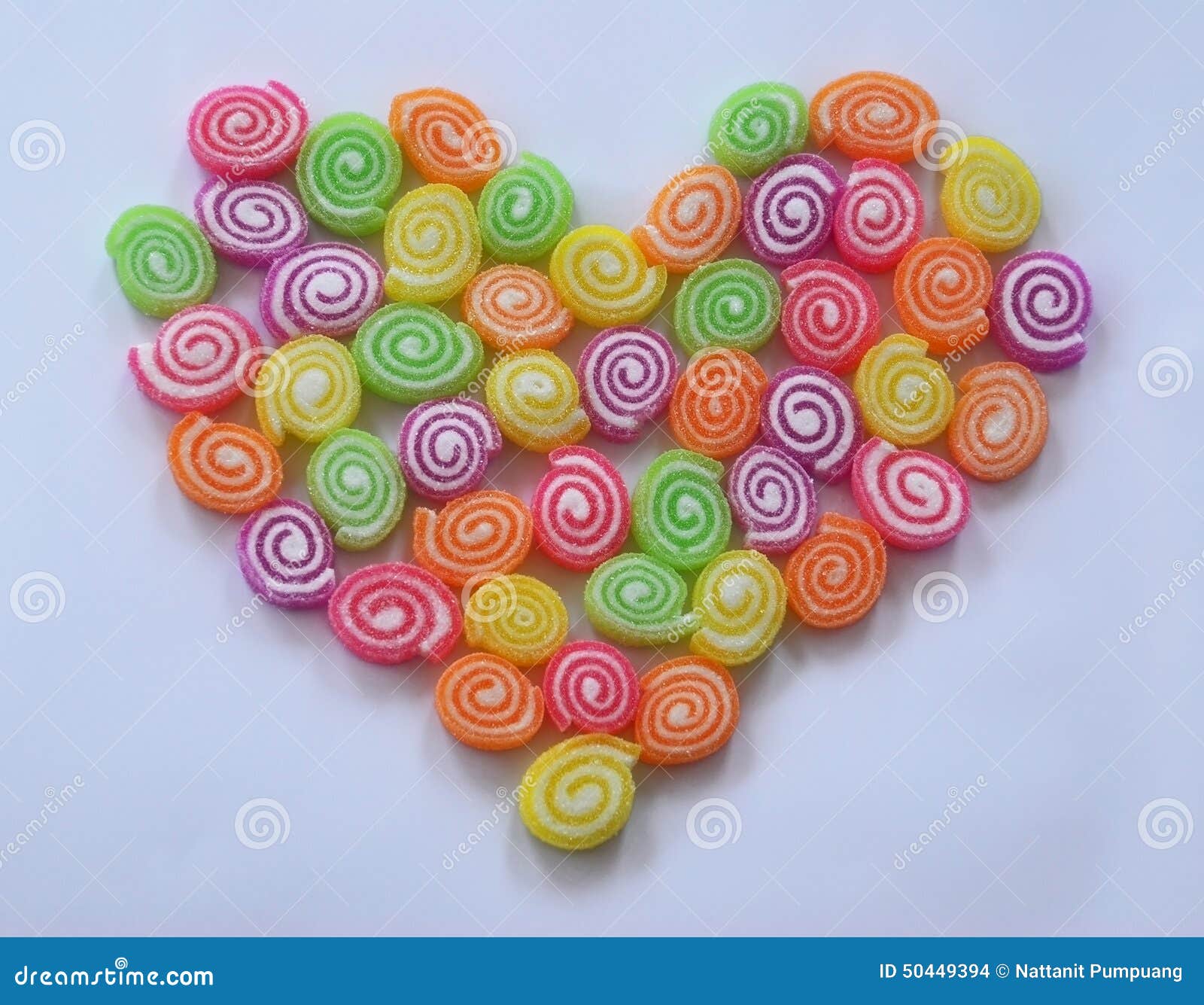 Colorful Jelly in Heart Shape Stock Photo - Image of white, taste: 50449394
