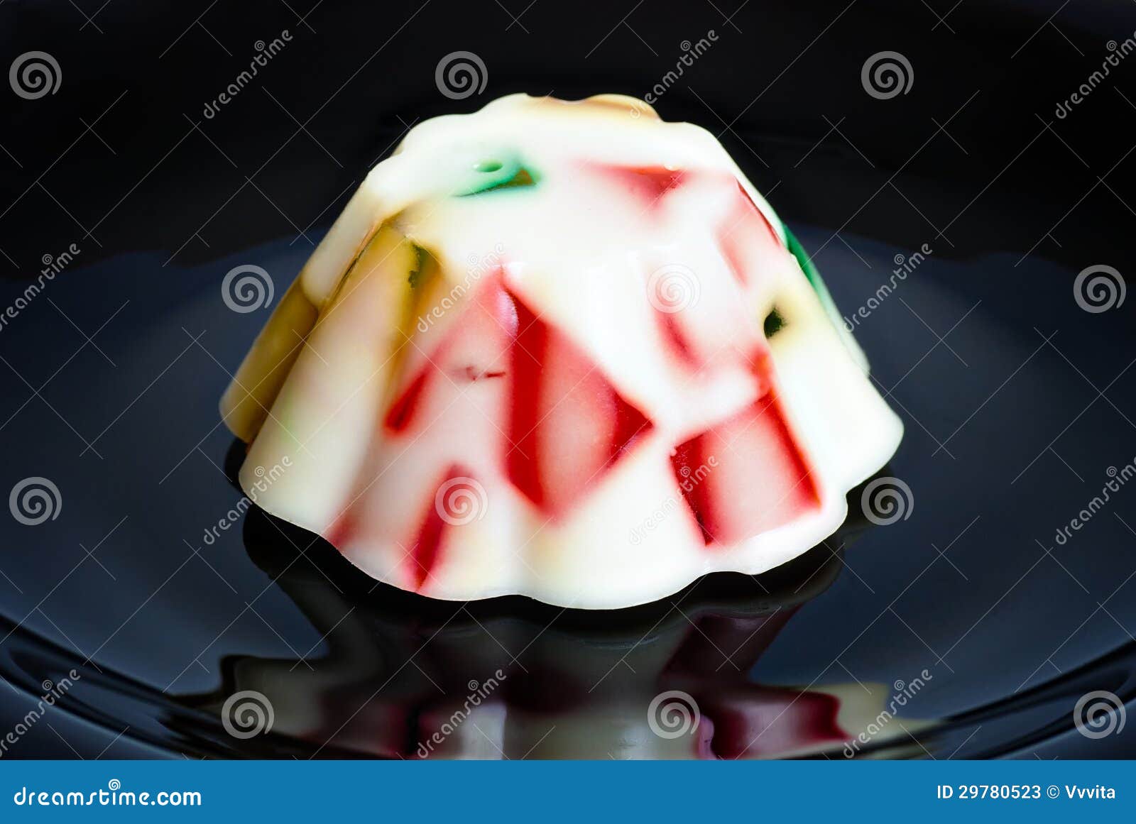 Colorful jelly pudding stock image. Image of food, calorie - 29780523