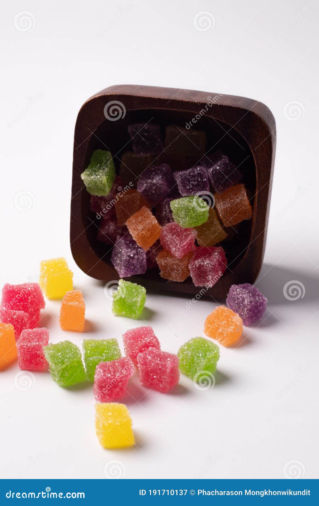 Colorful Jelly on a White Background Stock Image - Image of shaped ...