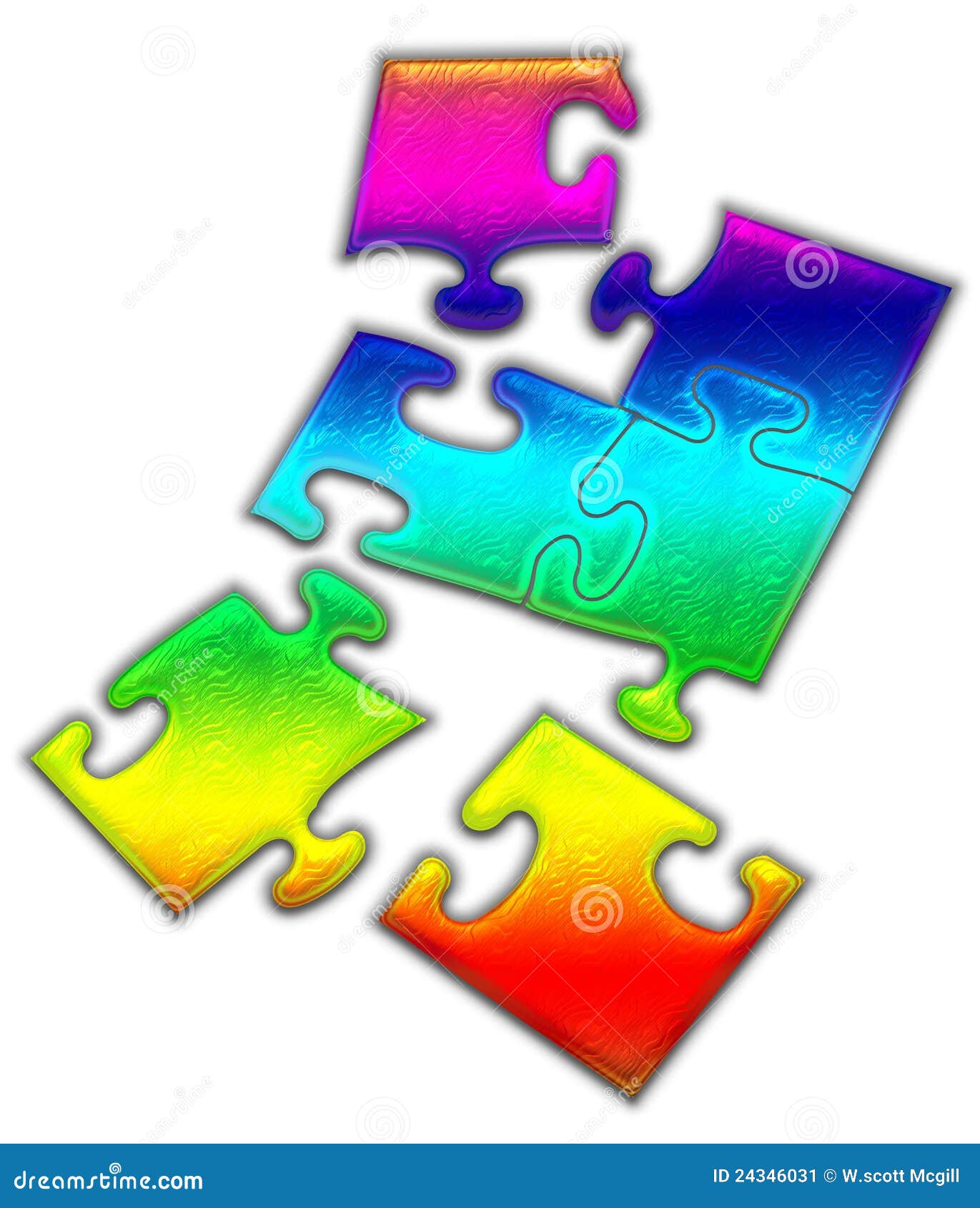 Colorful jigsaw puzzle stock image. Image of coloured - 24346031