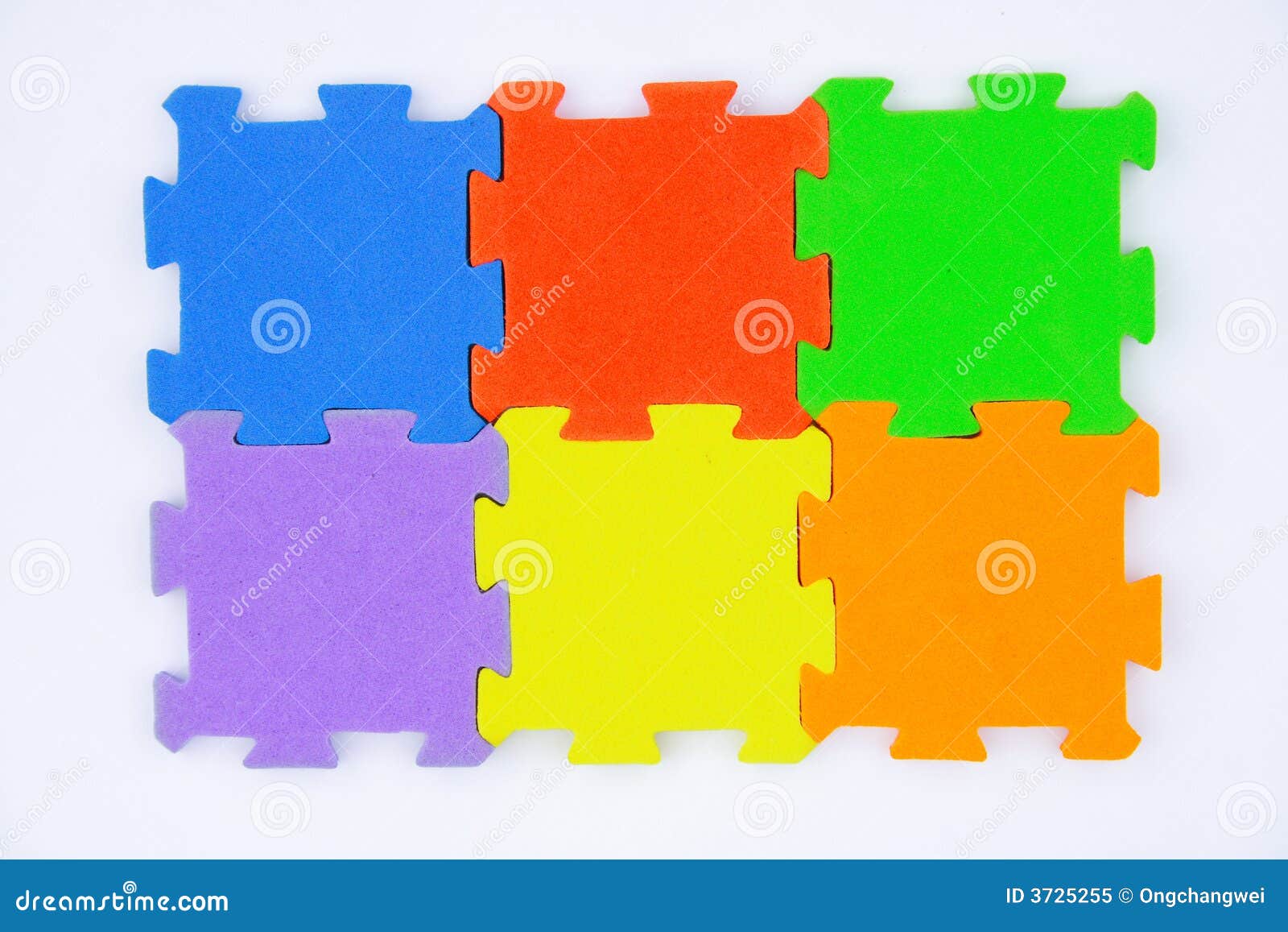 Colorful Jigsaw Puzzle stock image. Image of cube, play - 3725255