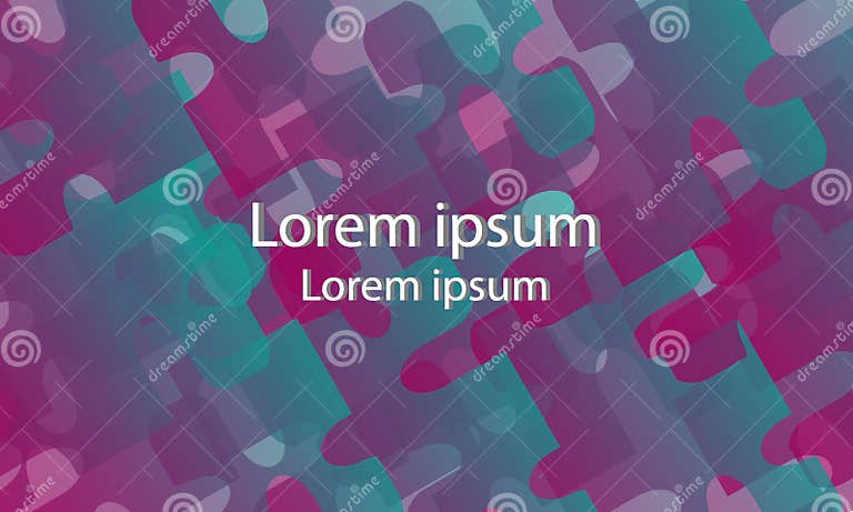 Colorful Jigsaw with Text Background Stock Vector - Illustration of ...