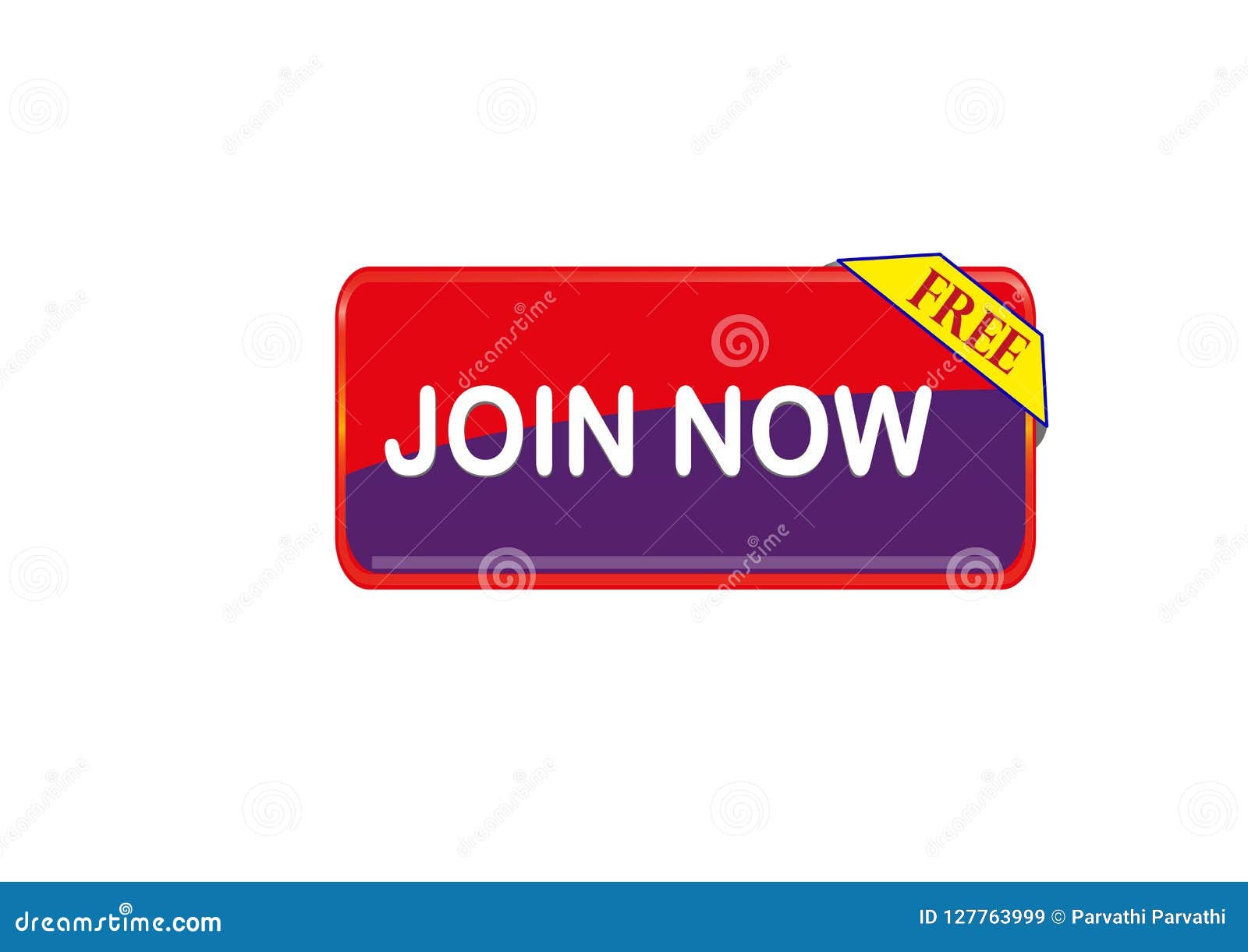 COLORFUL JOIN NOW FREE ICON WEB BUTTON Stock Illustration ...