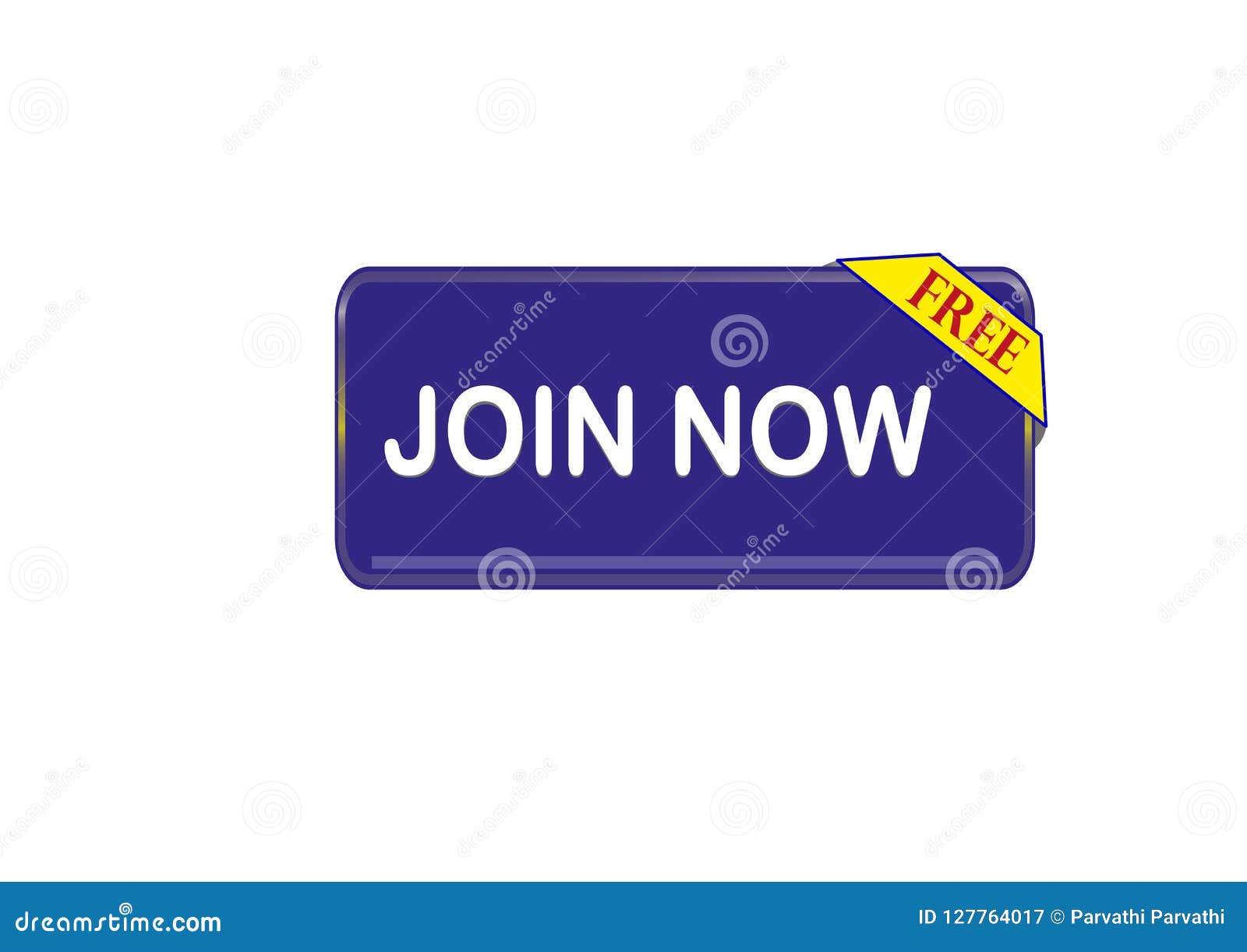 COLORFUL JOIN NOW FREE ICON WEB BUTTON Stock Illustration ...